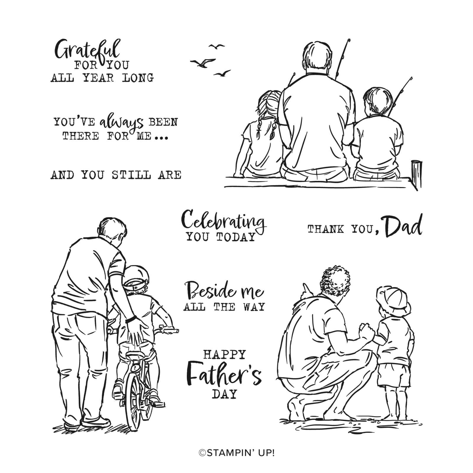 Beside Me Stamp Set by Stampin’ Up!