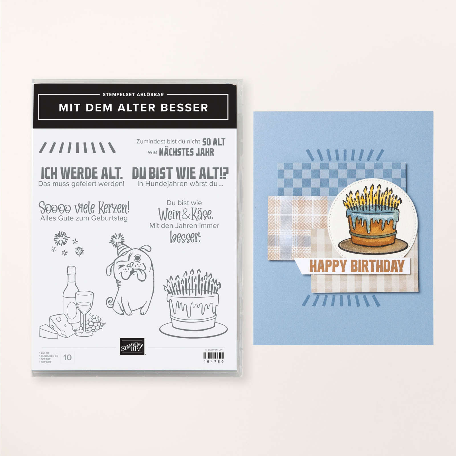 Set de tampons Mit dem Alter besser de Stampin’ Up!