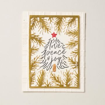 Forever Plaid 3D Embossing Folder by Stampin’ Up!