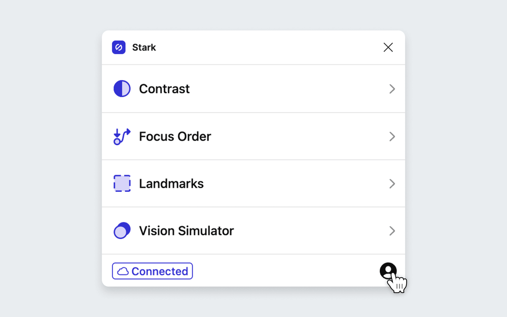 Signing in to plugins with your Stark account