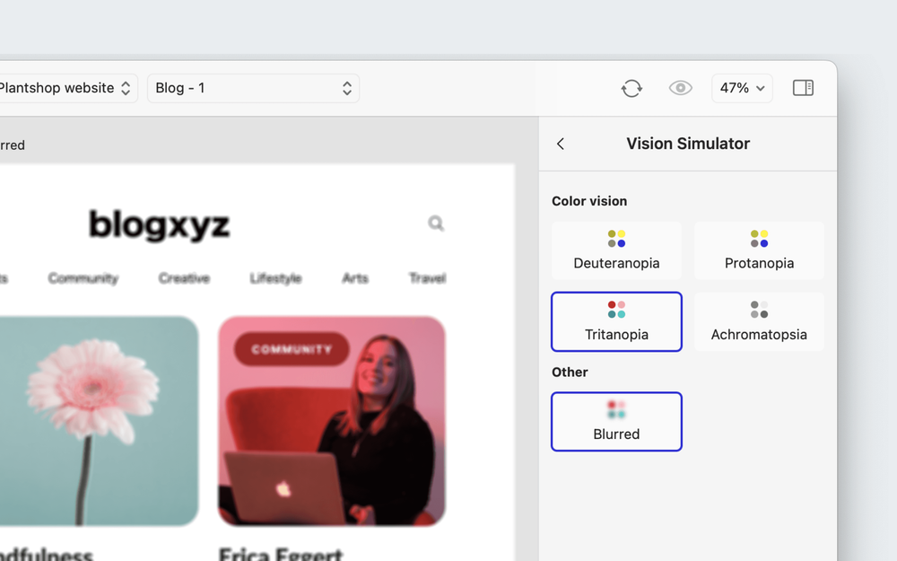 Using the Vision Simulator + Generator