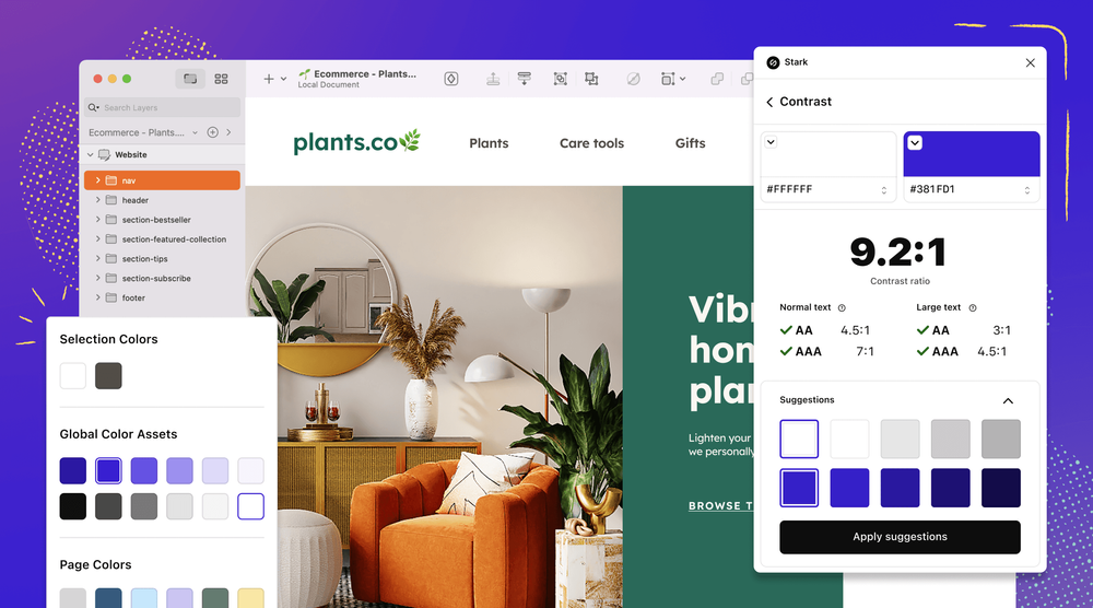 Introducing the all-new Color Picker in Stark’s Contrast Checker
