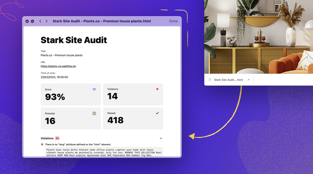 Introducing WCAG Audit and Report in Stark Introducing WCAG Audit and Report in Stark