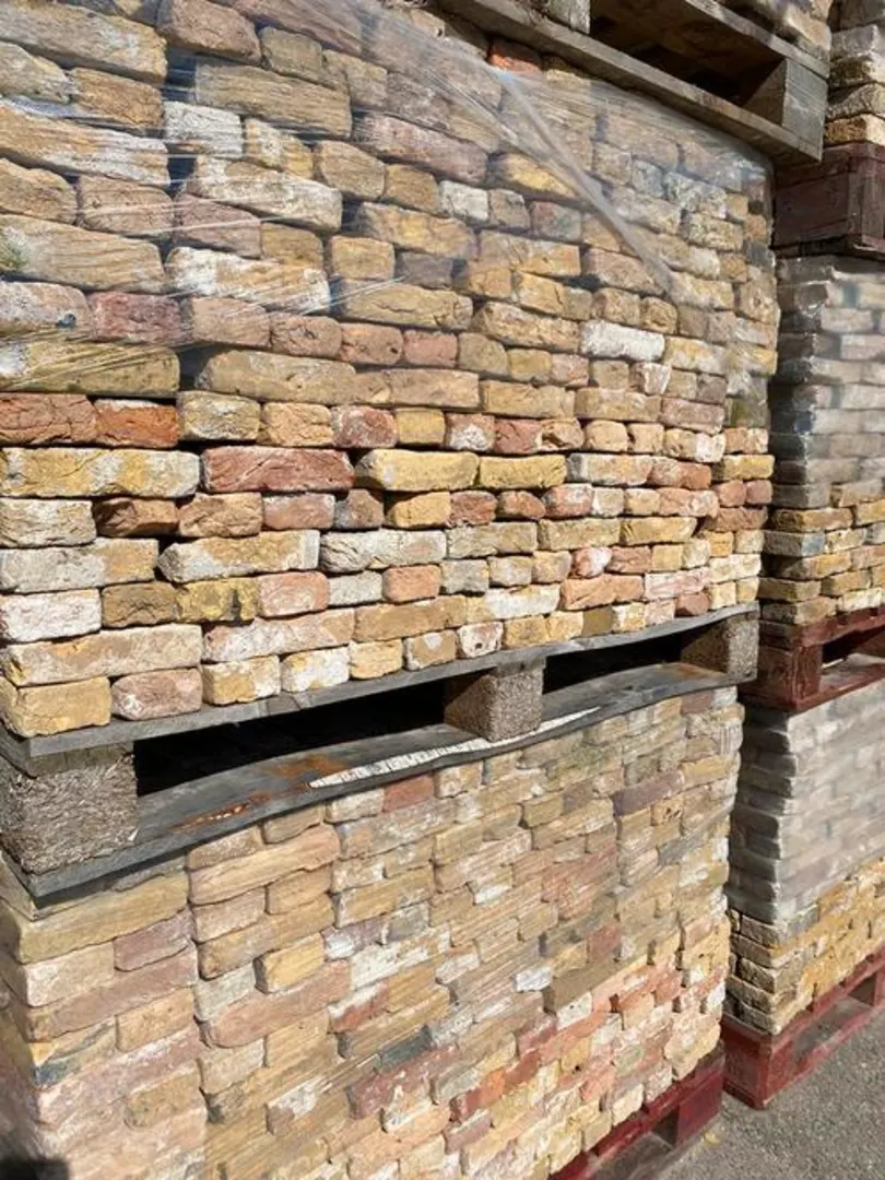 Antieke gele handvorm ijsselstenen