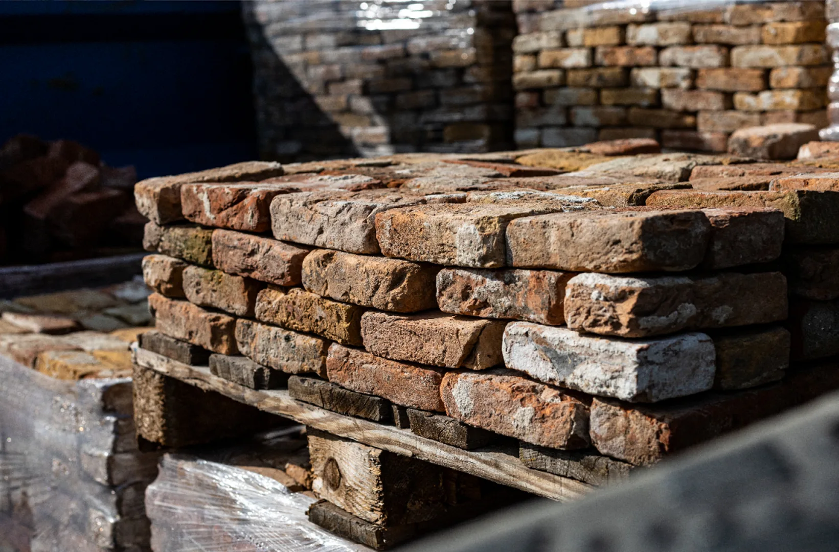 Antieke gele handvorm ijsselstenen