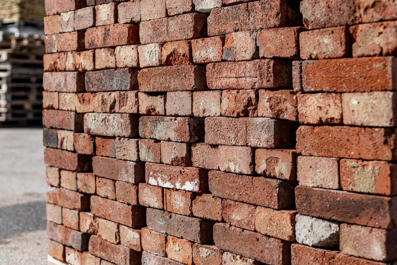 Rode jaren 30 / 40 / 50 bakvorm stenen CA 20 x 5.5