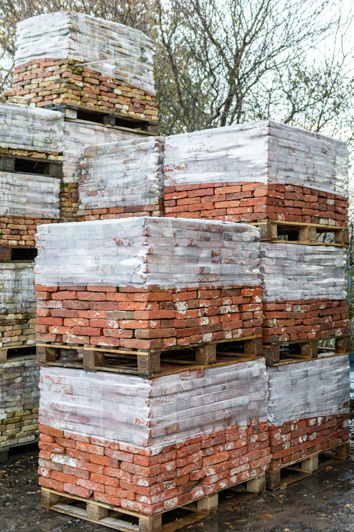 Groninger rode antieke metselstenen