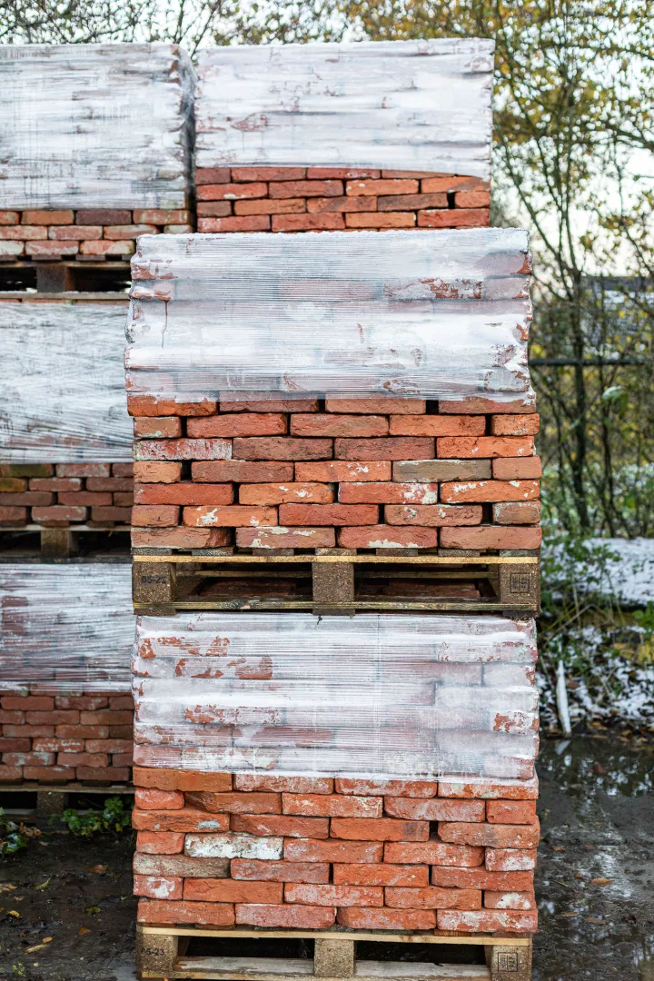 Groninger rode antieke metselstenen