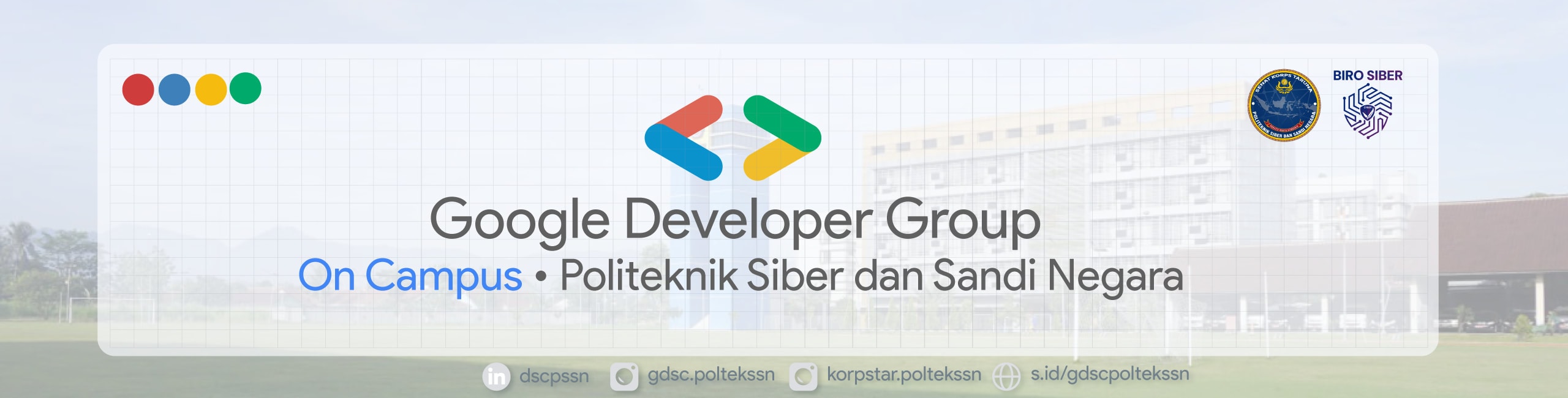 Google Developer Groups GDG on Campus Politeknik Siber dan Sandi Negara - Bogor, Indonesia