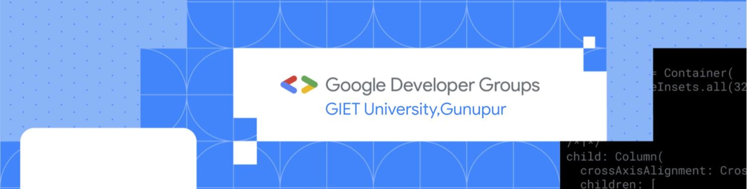 Google Developer Groups GDG on Campus GIET University - Gunupur, India