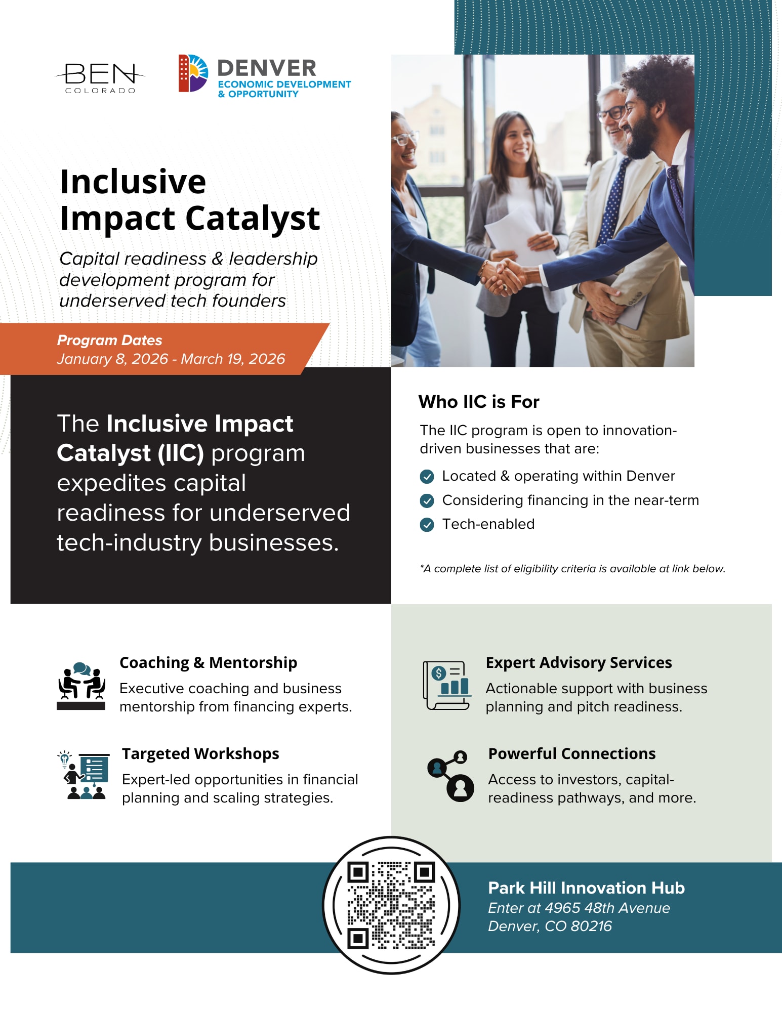 See Inclusive Impact Catalyst for Denver Founders at Startup Grind Denver