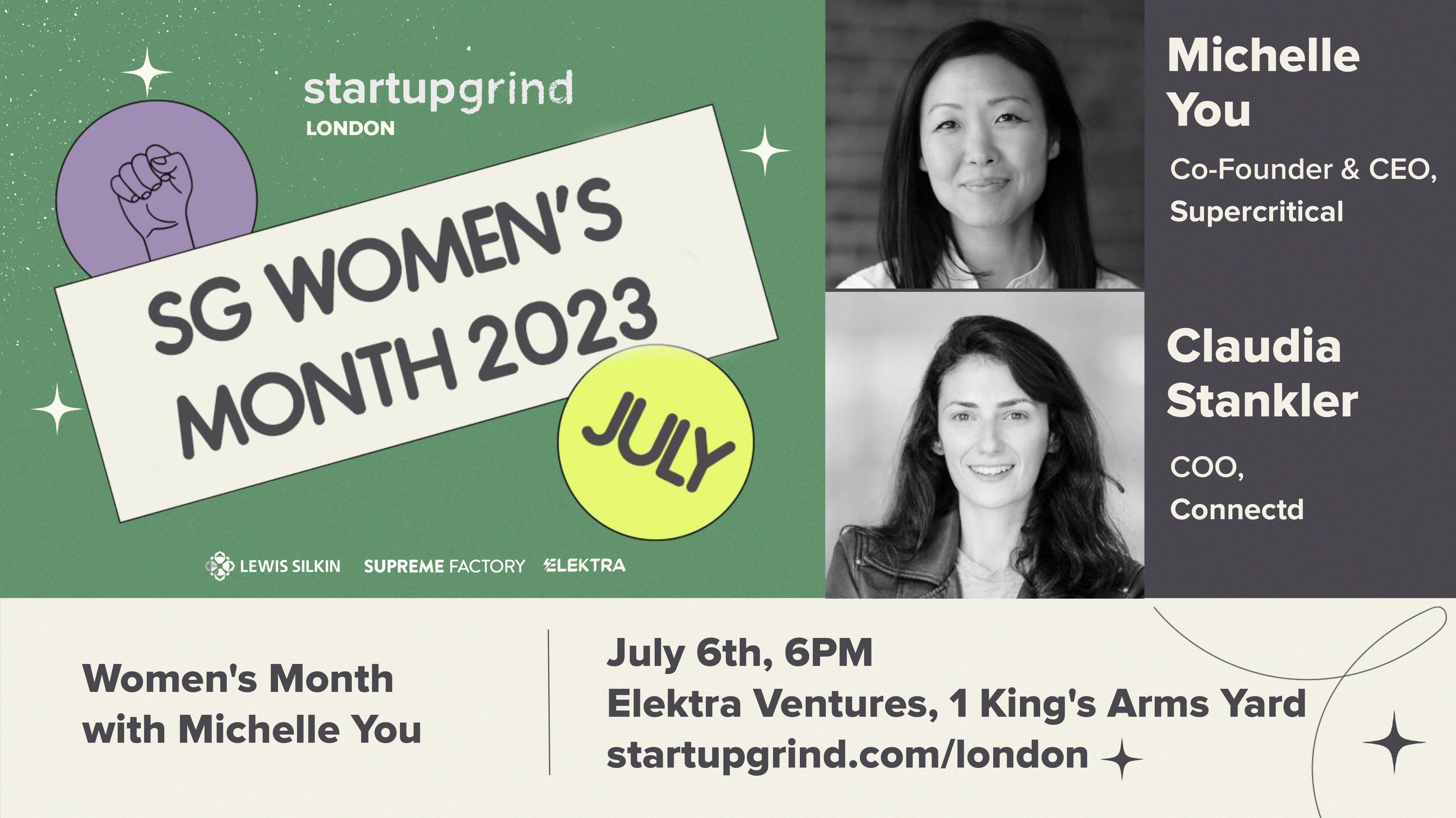 See SG Women's Month with Michelle You at Startup Grind London