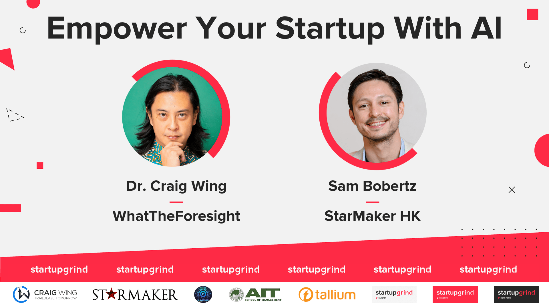 See Empower Your Startup With AI at Startup Grind Hong Kong