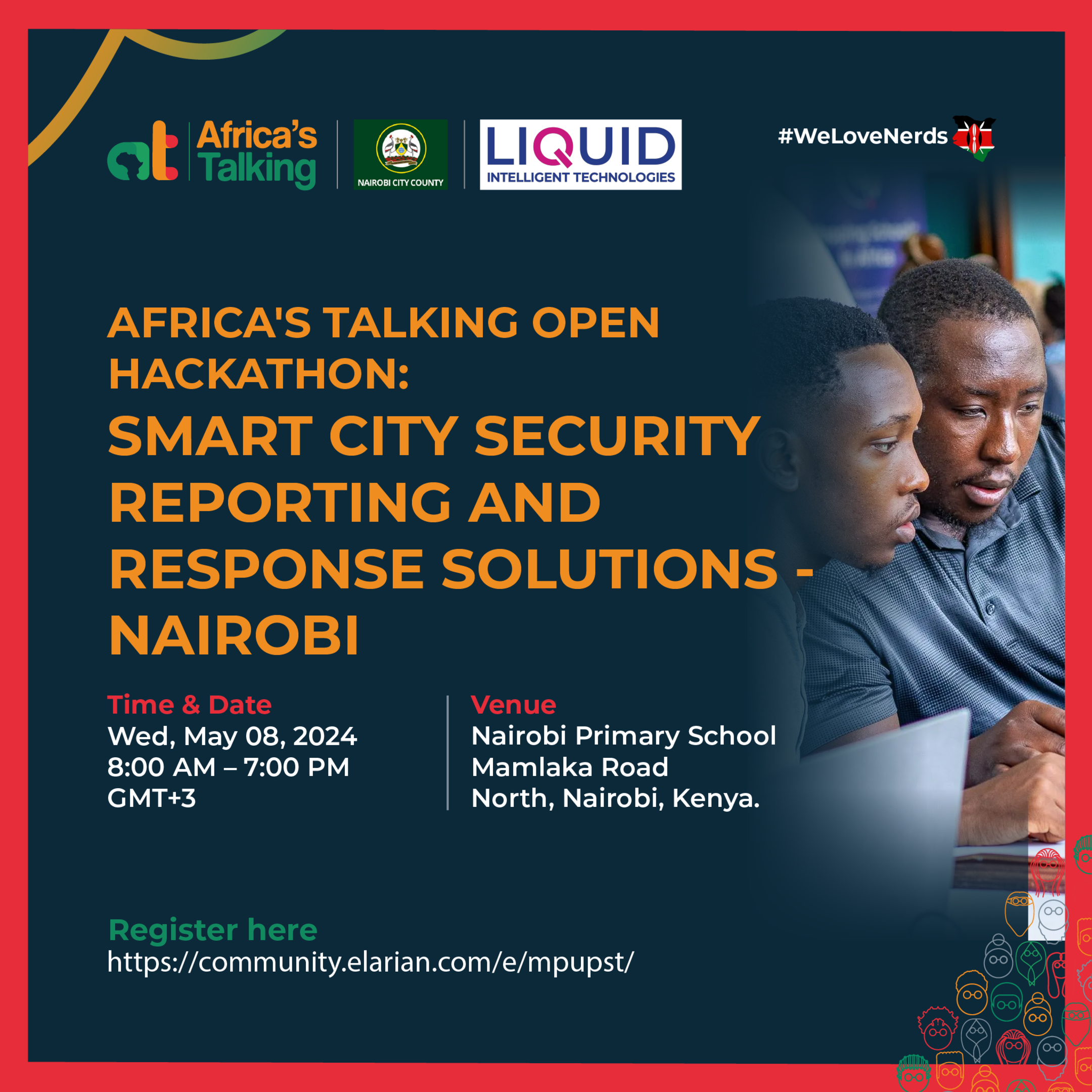 See AFRICA'S TALKING HACKATHON: SMART CITY SECURITY REPORTING AND RESPONSE SOLUTIONS - NAIROBI ...