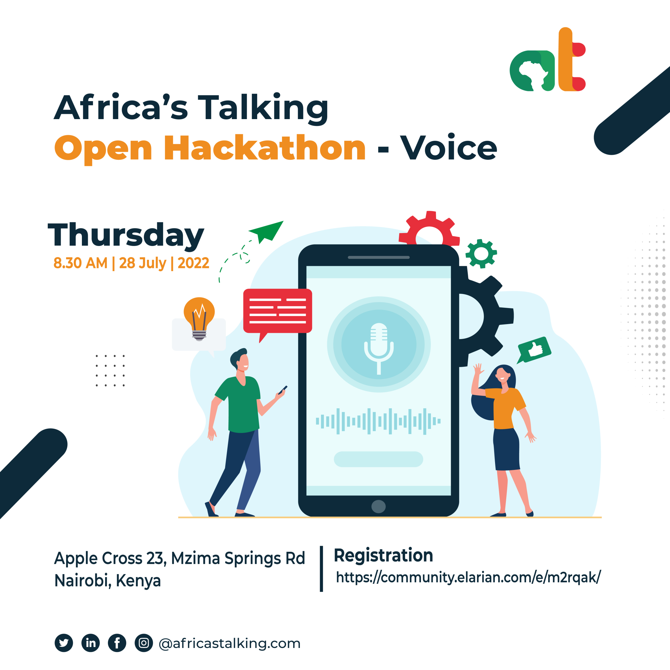 See Africa's Talking Open Hackathon: Voice Solutions at Africas Talking ...