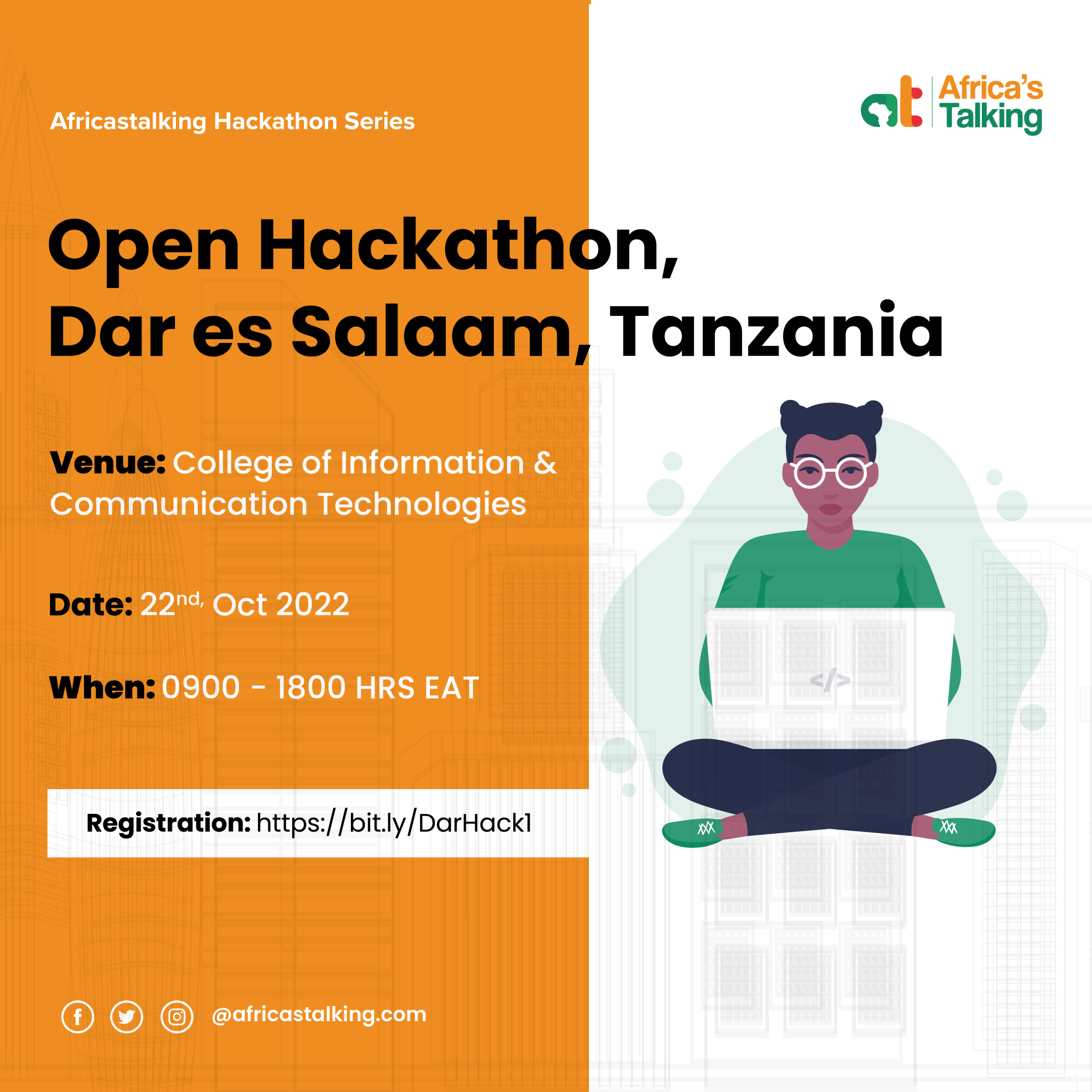 See AFRICA'S TALKING OPEN HACKATHON DAR ES SALAAM at Africas Talking ...