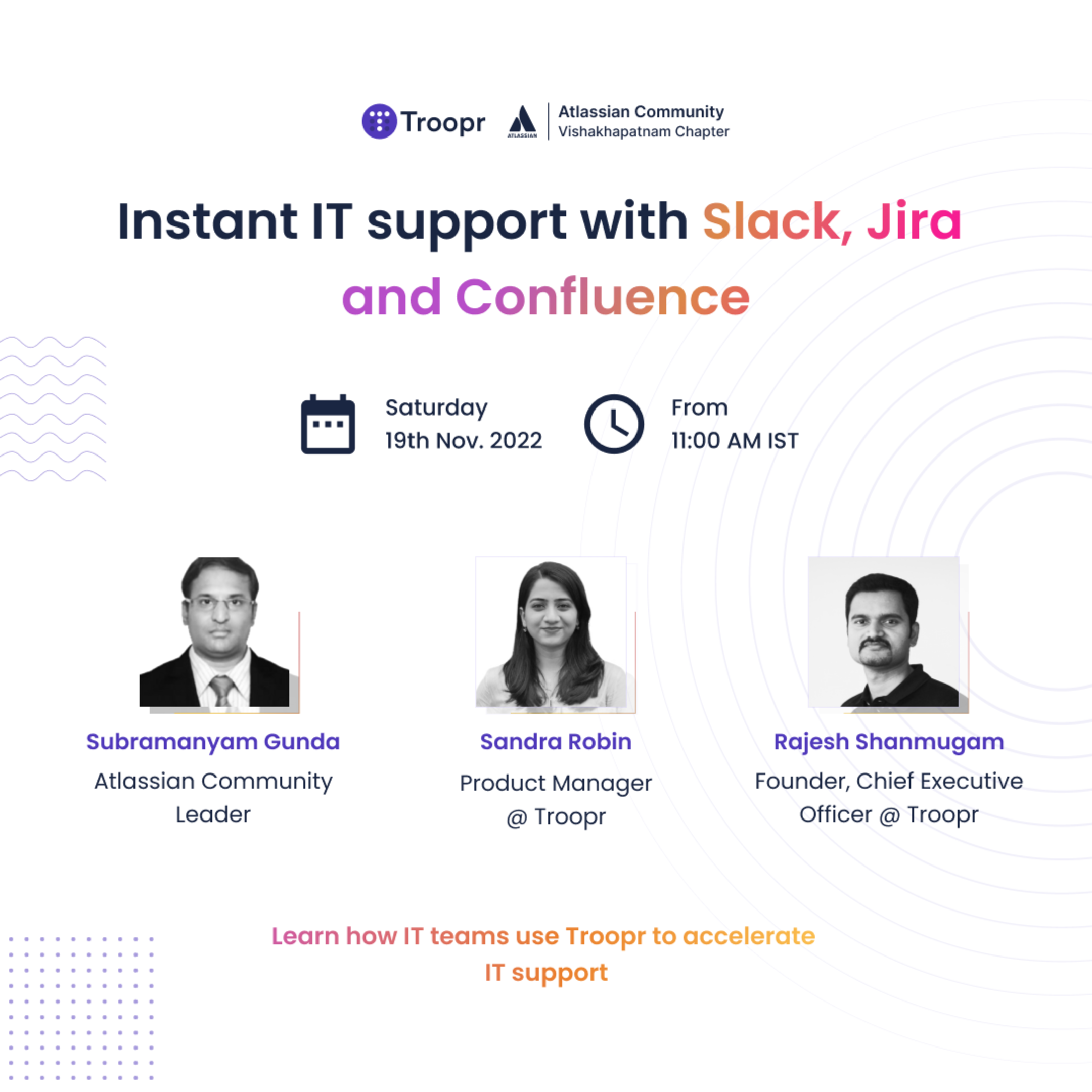 See Event#49| Instant IT support with Slack, Jira and Confluence at ...