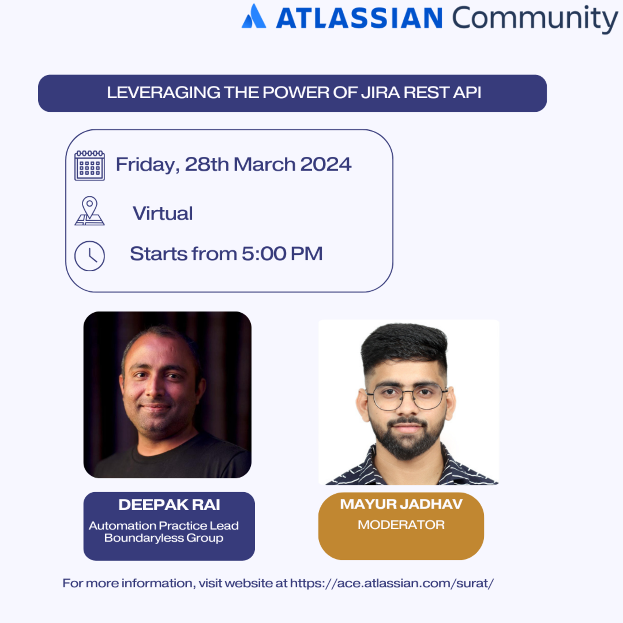 See Leveraging the Power of Jira REST API at Atlassian Community Events ... See Leveraging the Power of Jira REST API at Atlassian Community Events ...