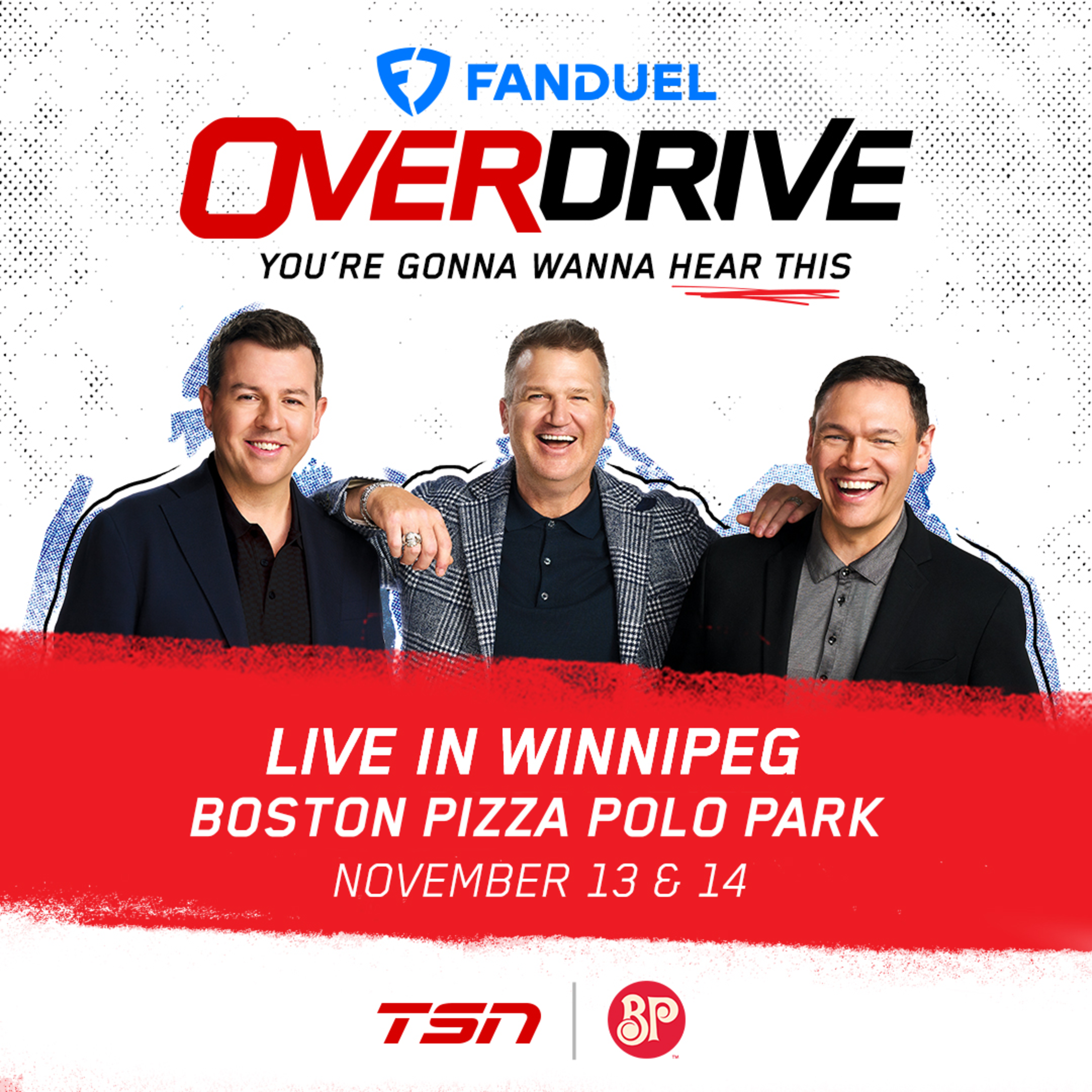See Overdrive LIVE on Location at Boston Pizza Polo Park