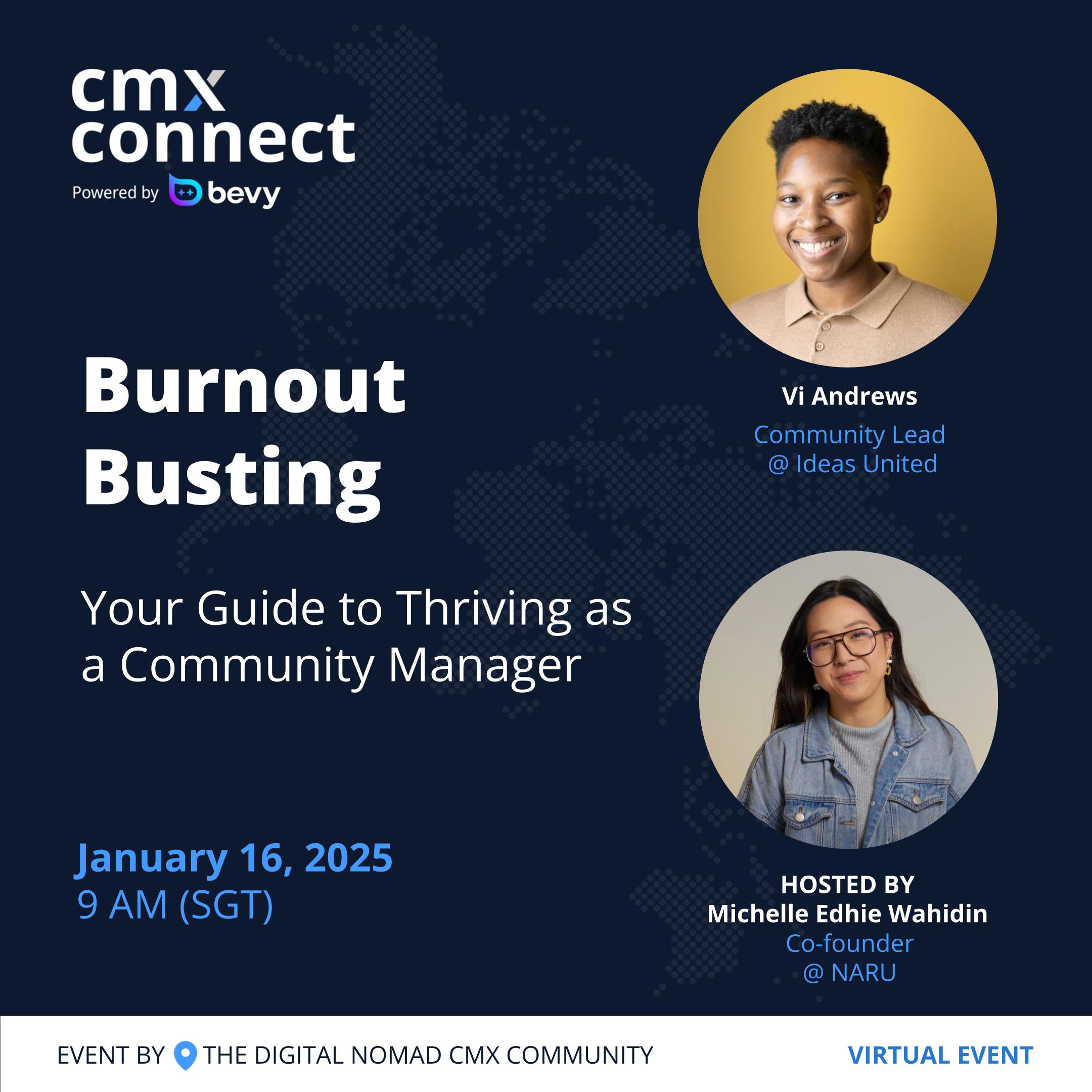 See Burnout Busting: Your Guide to Thriving as a Community Manager at ...