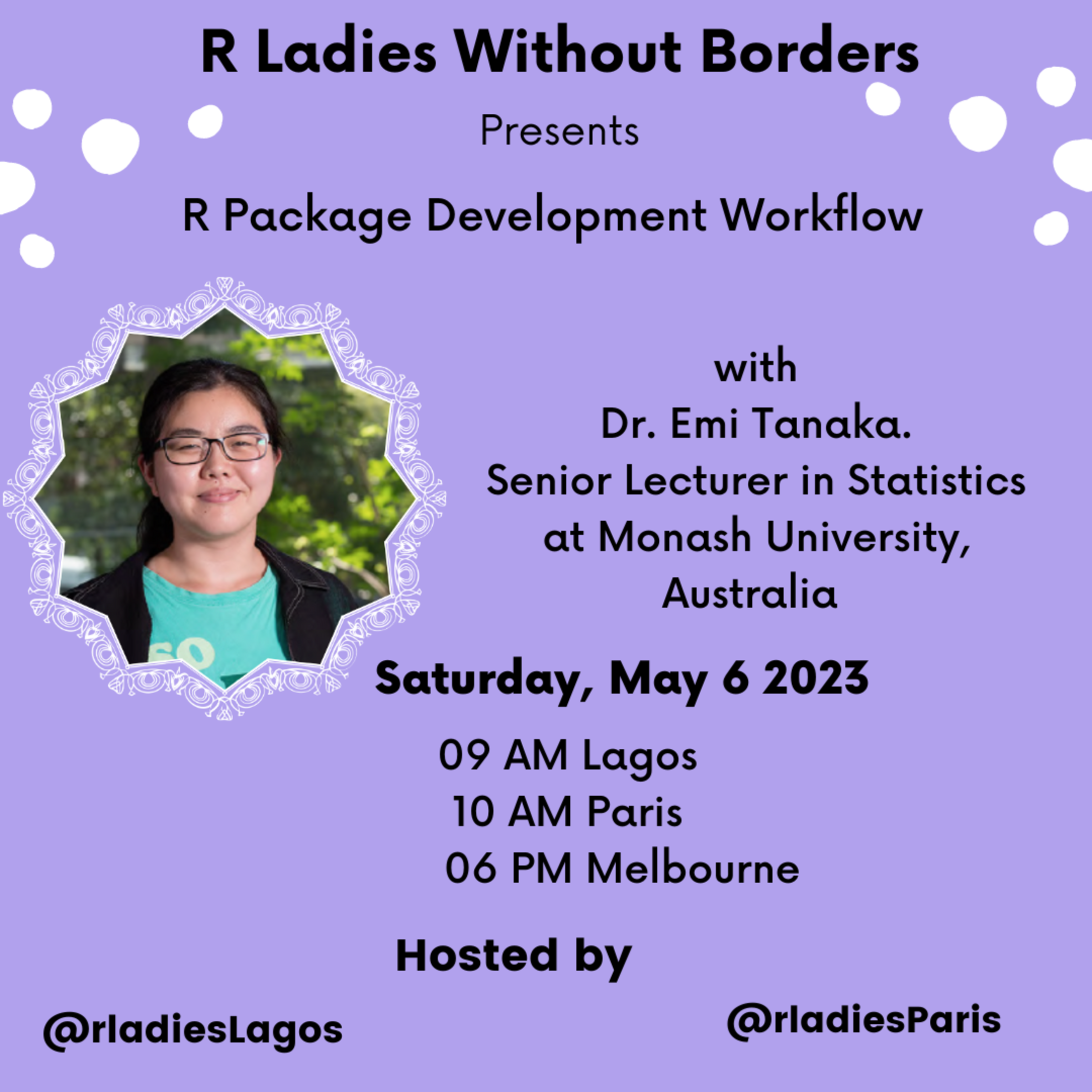 See R Package Development Workflow at CMX Connect, powered by Bevy Lagos