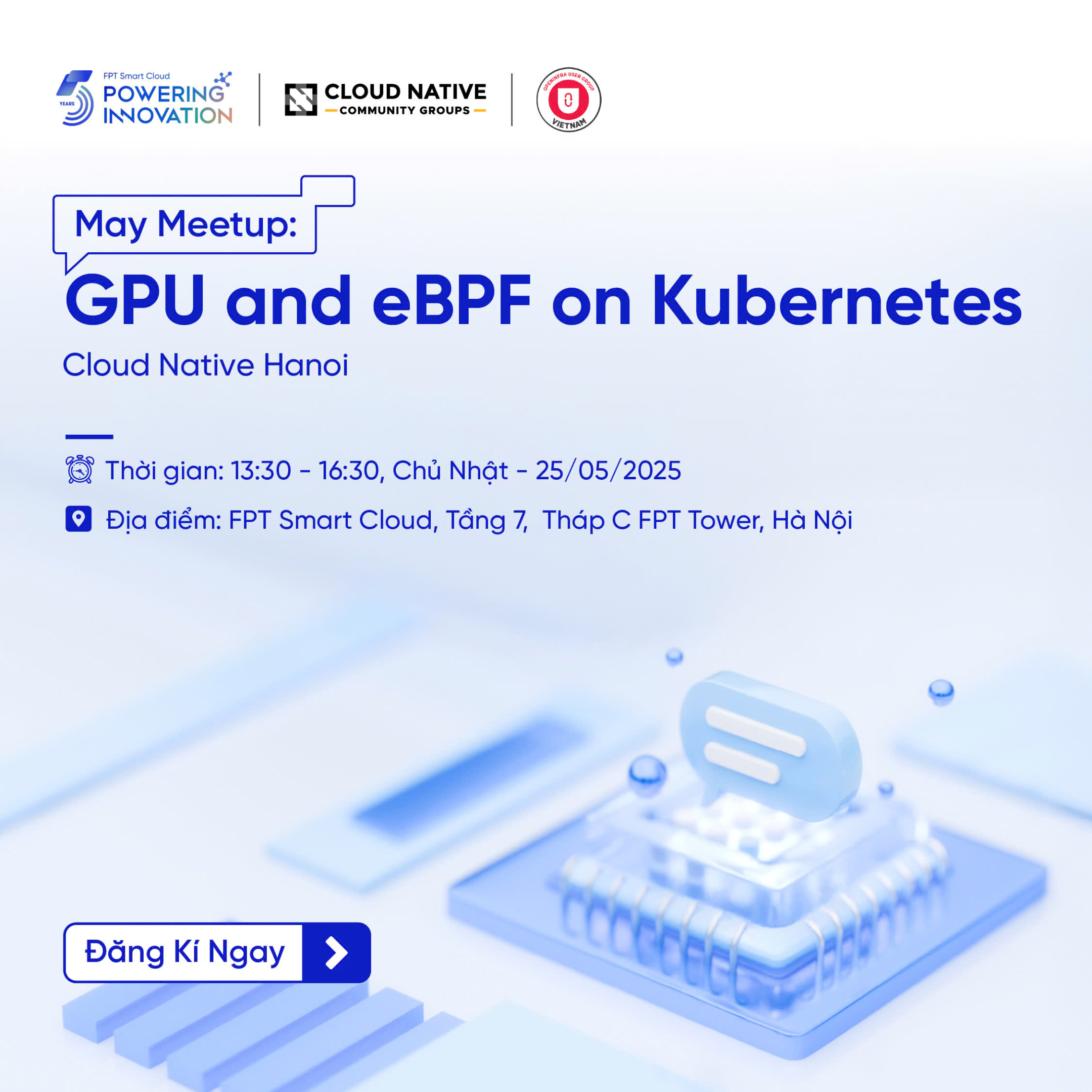 See May Meetup: GPU and eBPF on Kubernetes at CNCF Cloud Native Hanoi