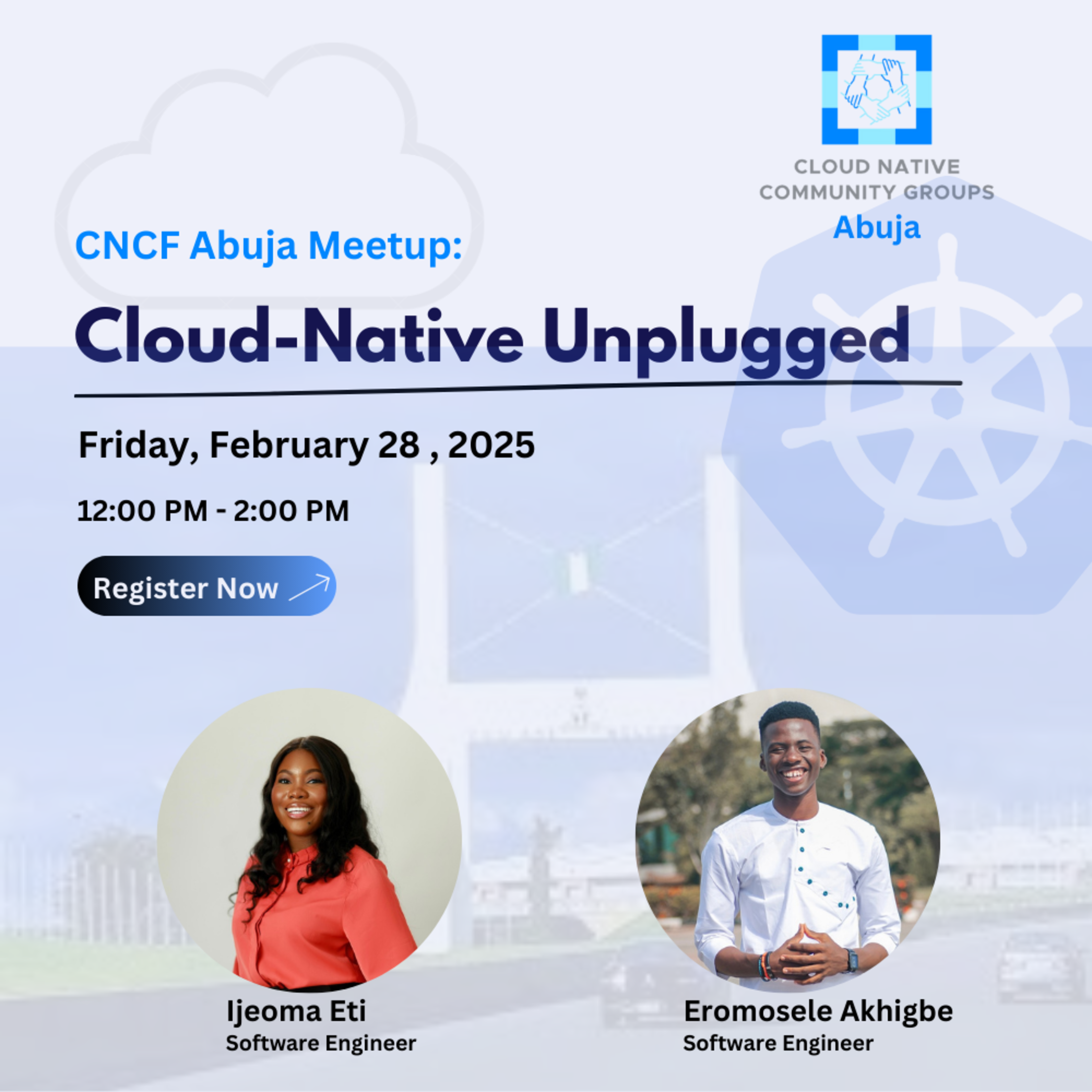 See CNCF Abuja Meetup: Cloud-Native Unplugged at CNCF Cloud Native Abuja