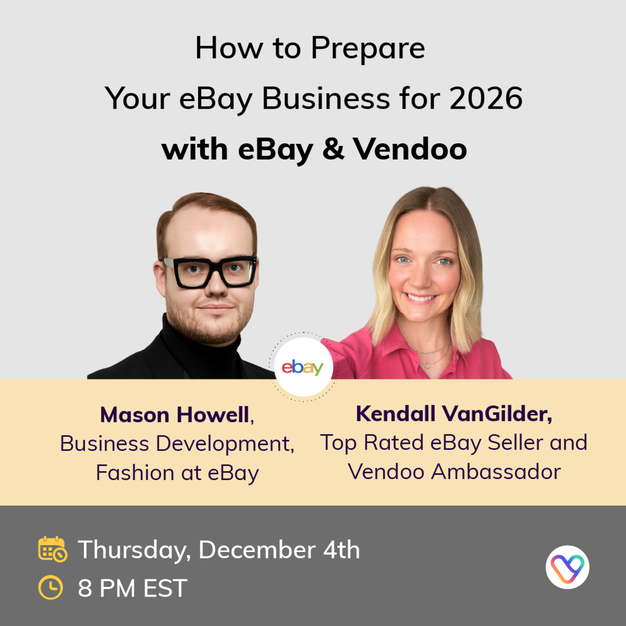 See How to Prepare Your eBay Business for 2026 with eBay & Vendoo at ...
