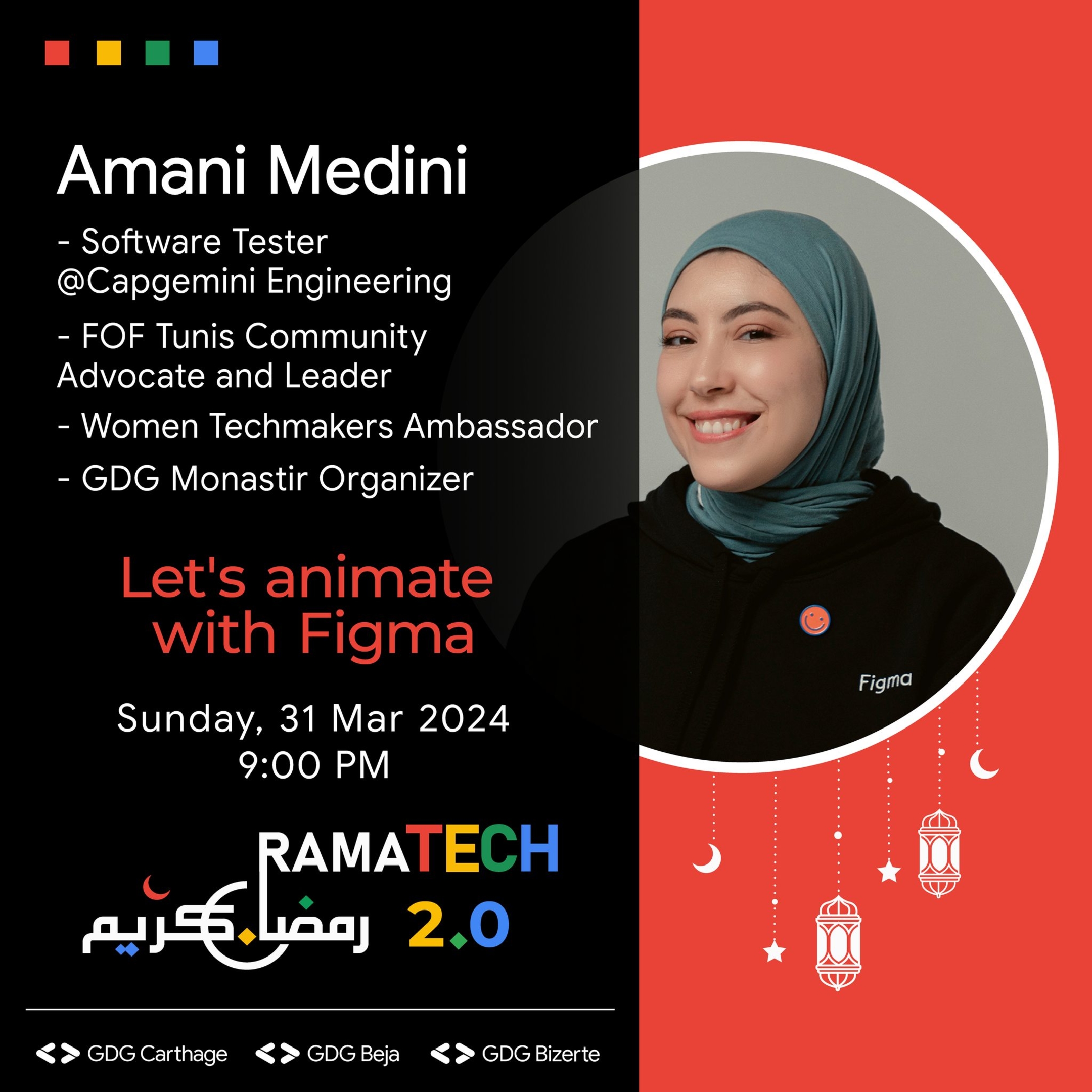 See Let's Animate with Figma at Figma Tunisia