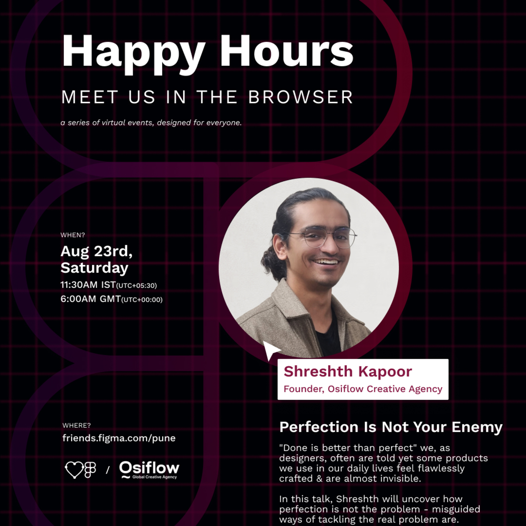 See Happy Hours: Perfection Is Not Your Enemy at Figma Pune