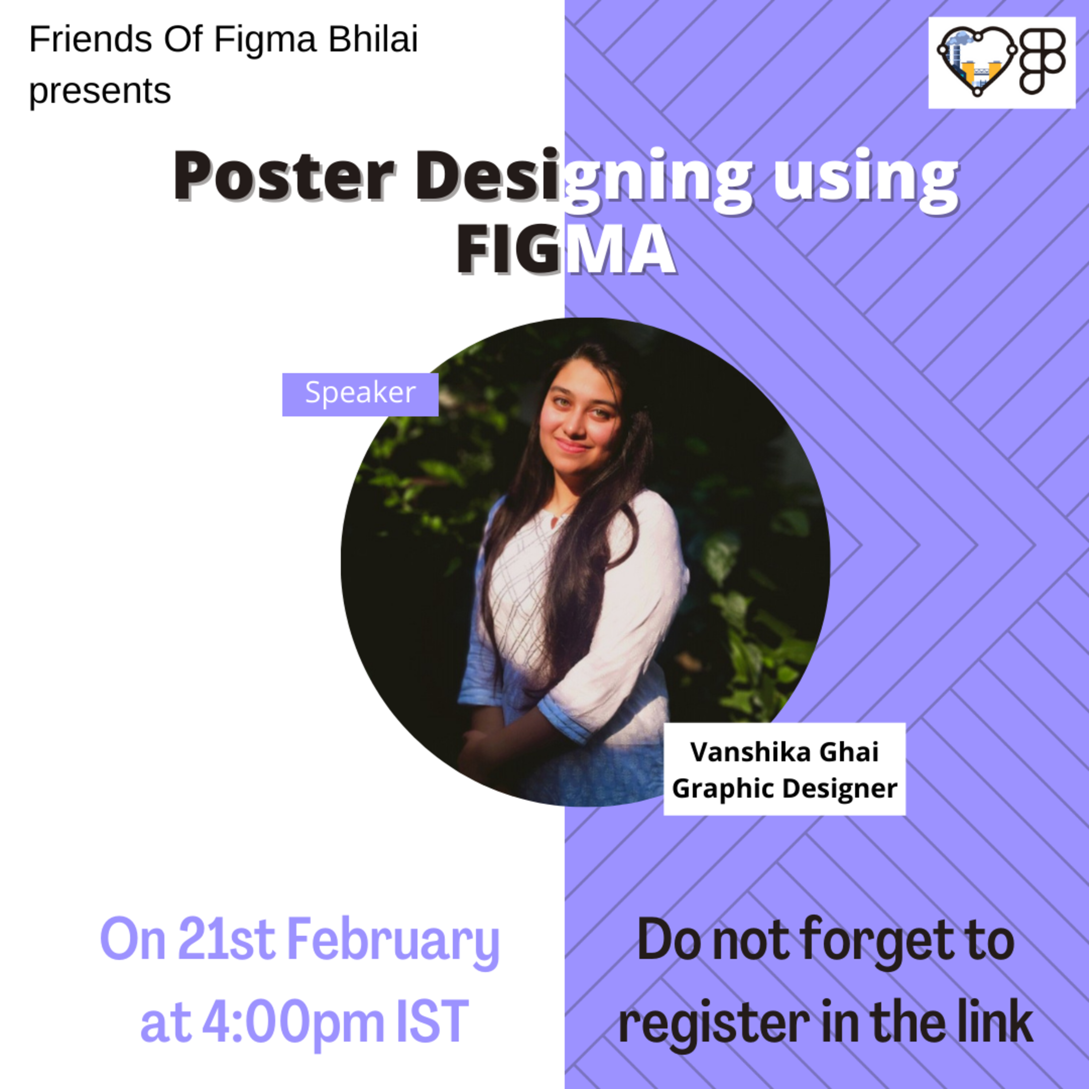 See Poster Designing using FIGMA at Figma Bhilai