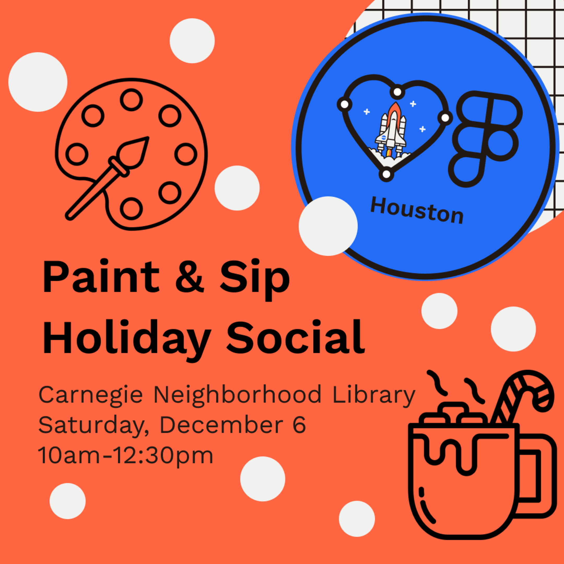 See Paint & Sip Holiday Social at Figma Houston