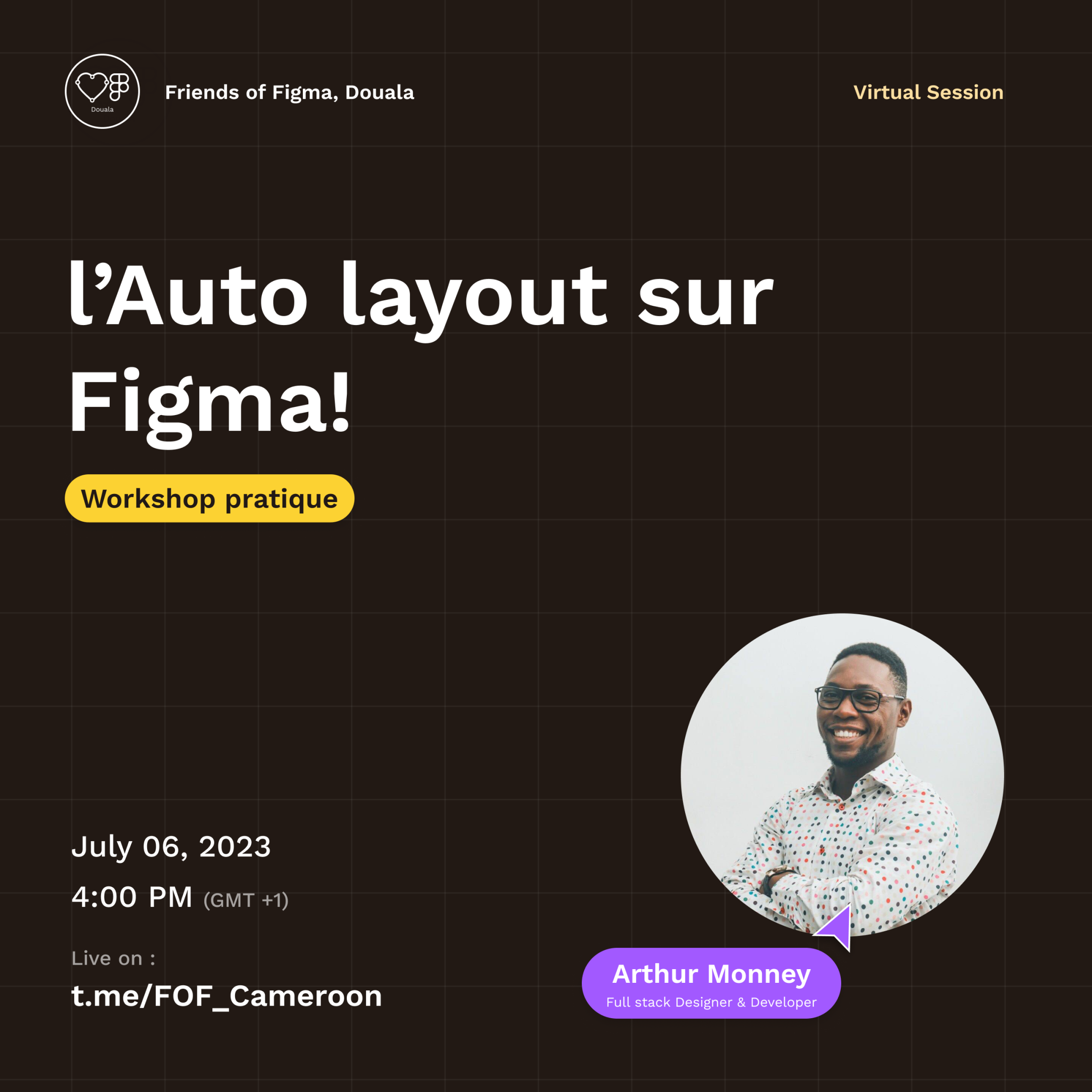 See L'Auto layout sur Figma, Workshop pratique at Figma Douala