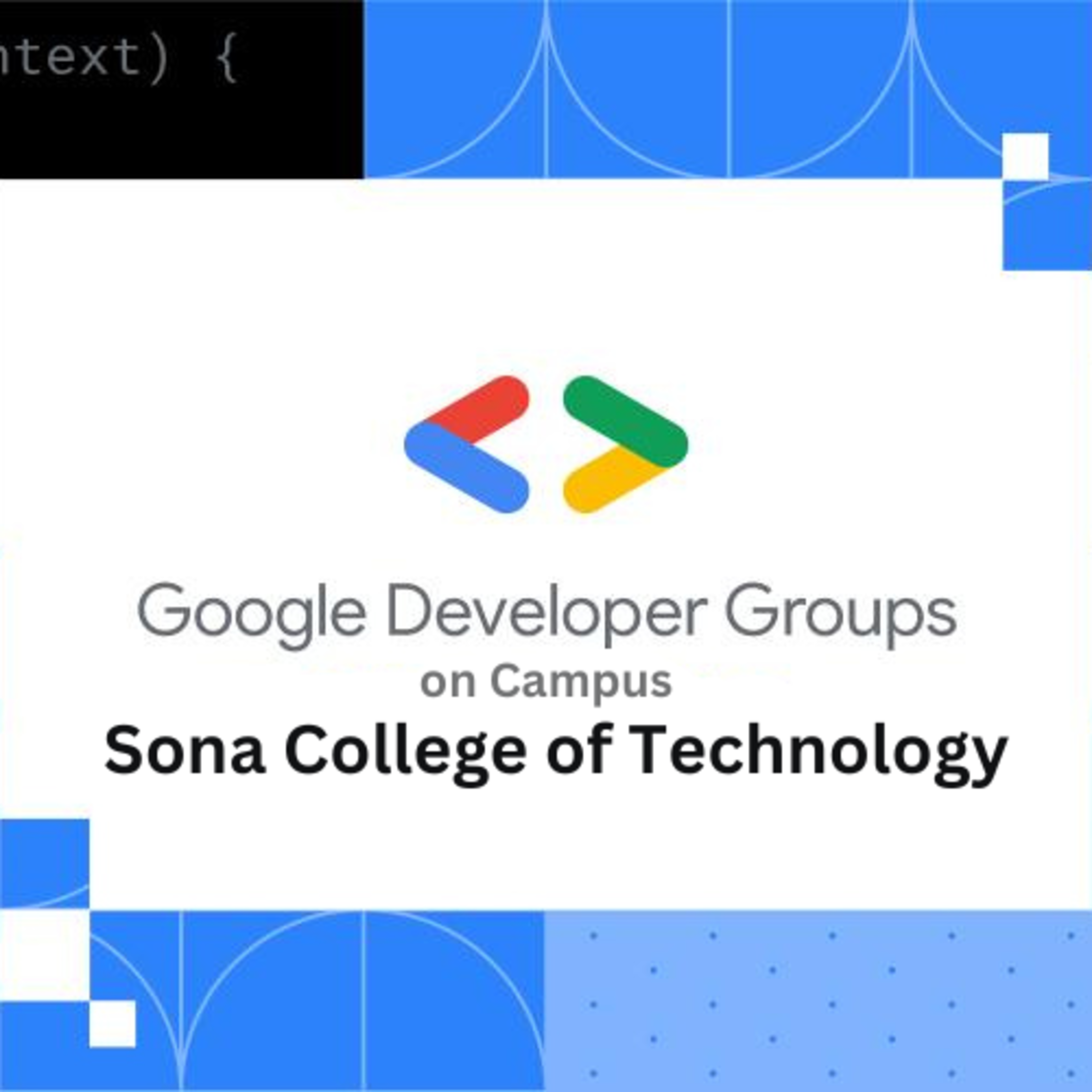 Google Developer Groups GDG on Campus Sona College of Technology ...