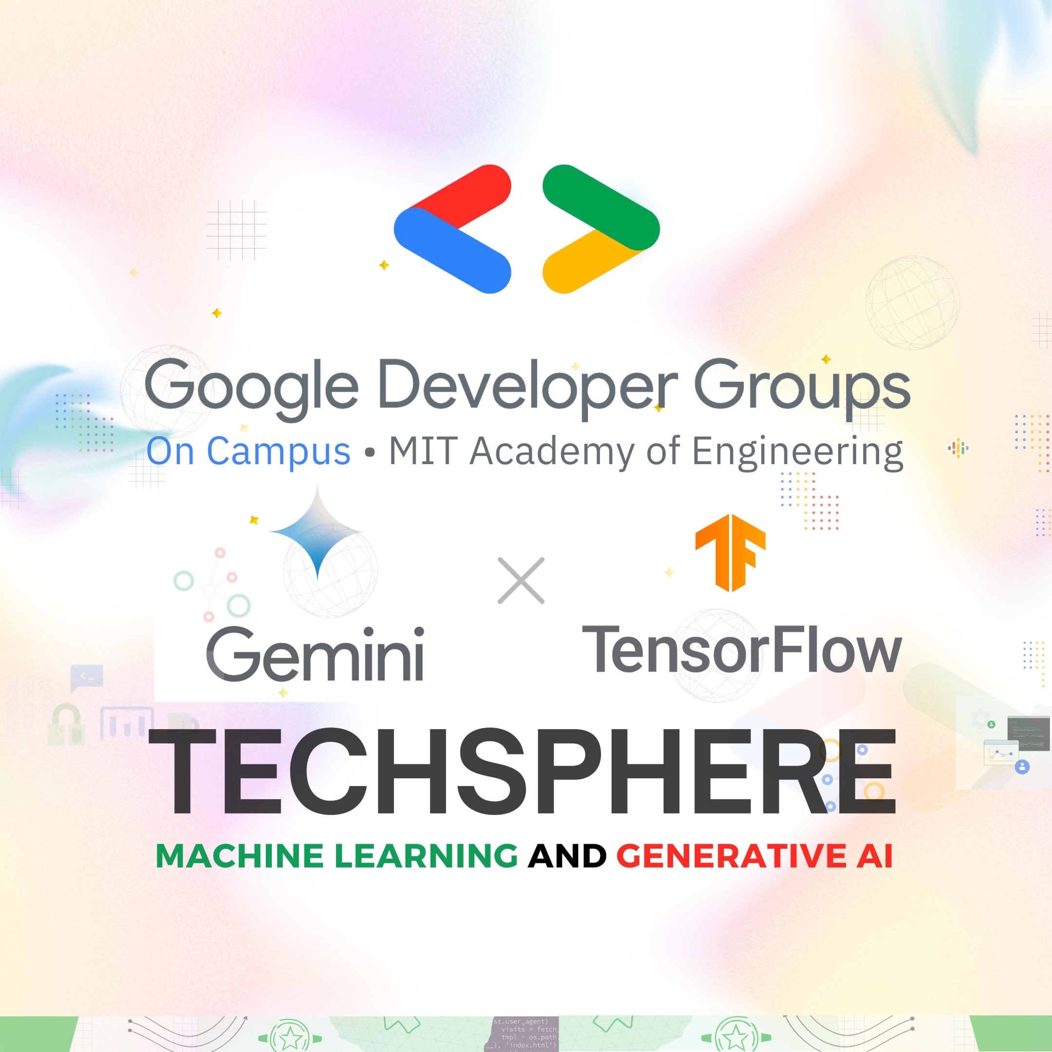 See TechSphere at Google Developer Groups GDG on Campus MIT Academy of Engineering - Pune, India