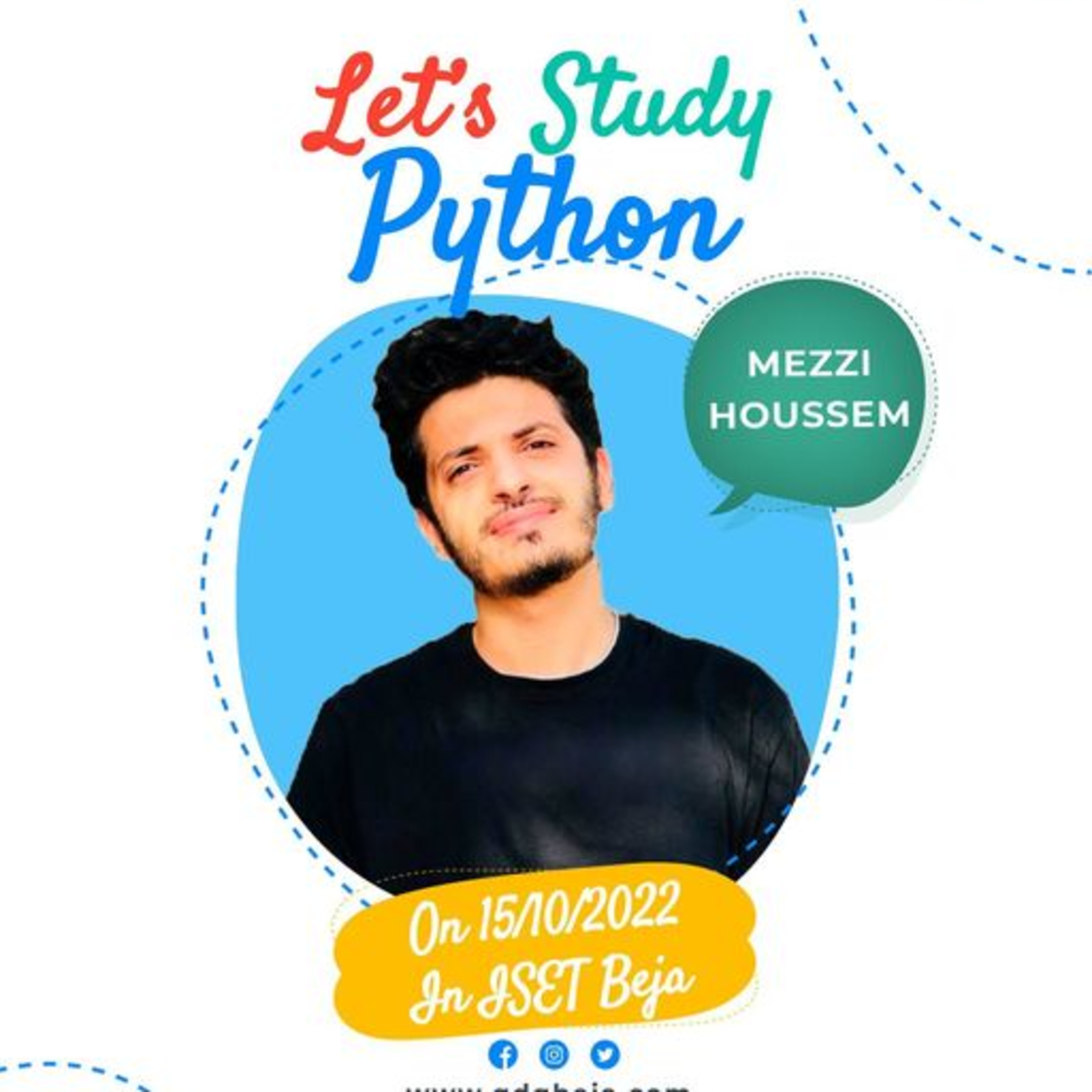 See Let's Study Python at Google Developer Groups GDG Beja