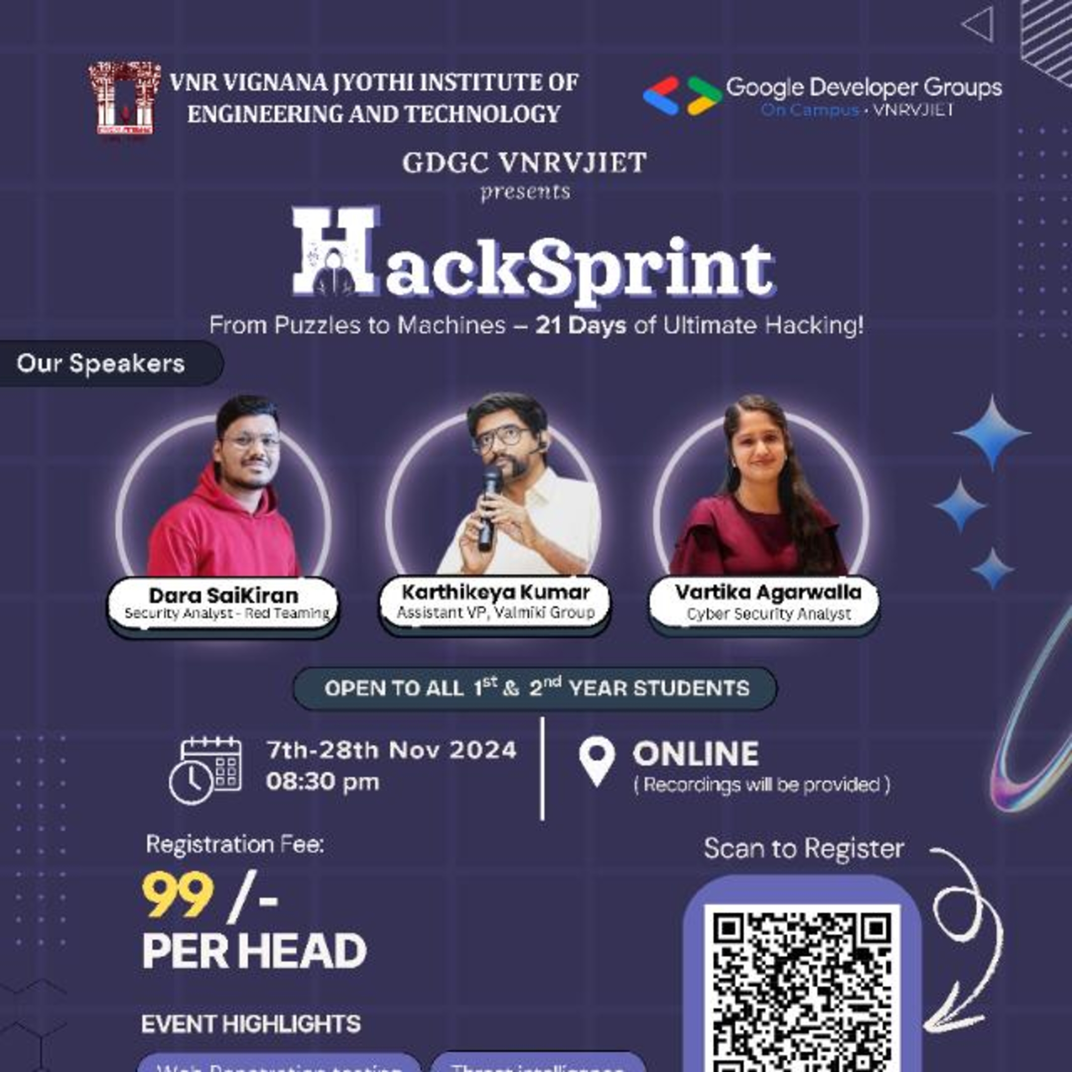 See HackSprint at Google Developer Groups GDG on Campus Vallurupalli ... See HackSprint at Google Developer Groups GDG on Campus Vallurupalli ...
