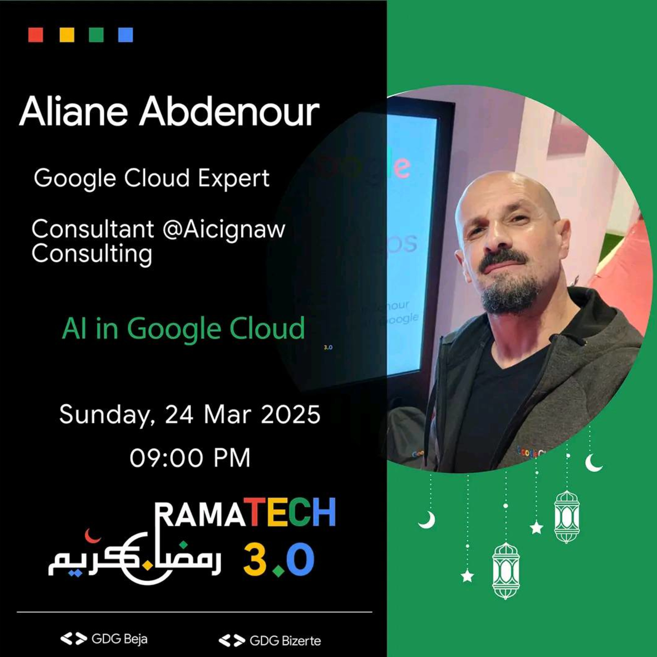 See Ramatech 3.0 Cloud Computing at Google Developer Groups GDG Bizerte