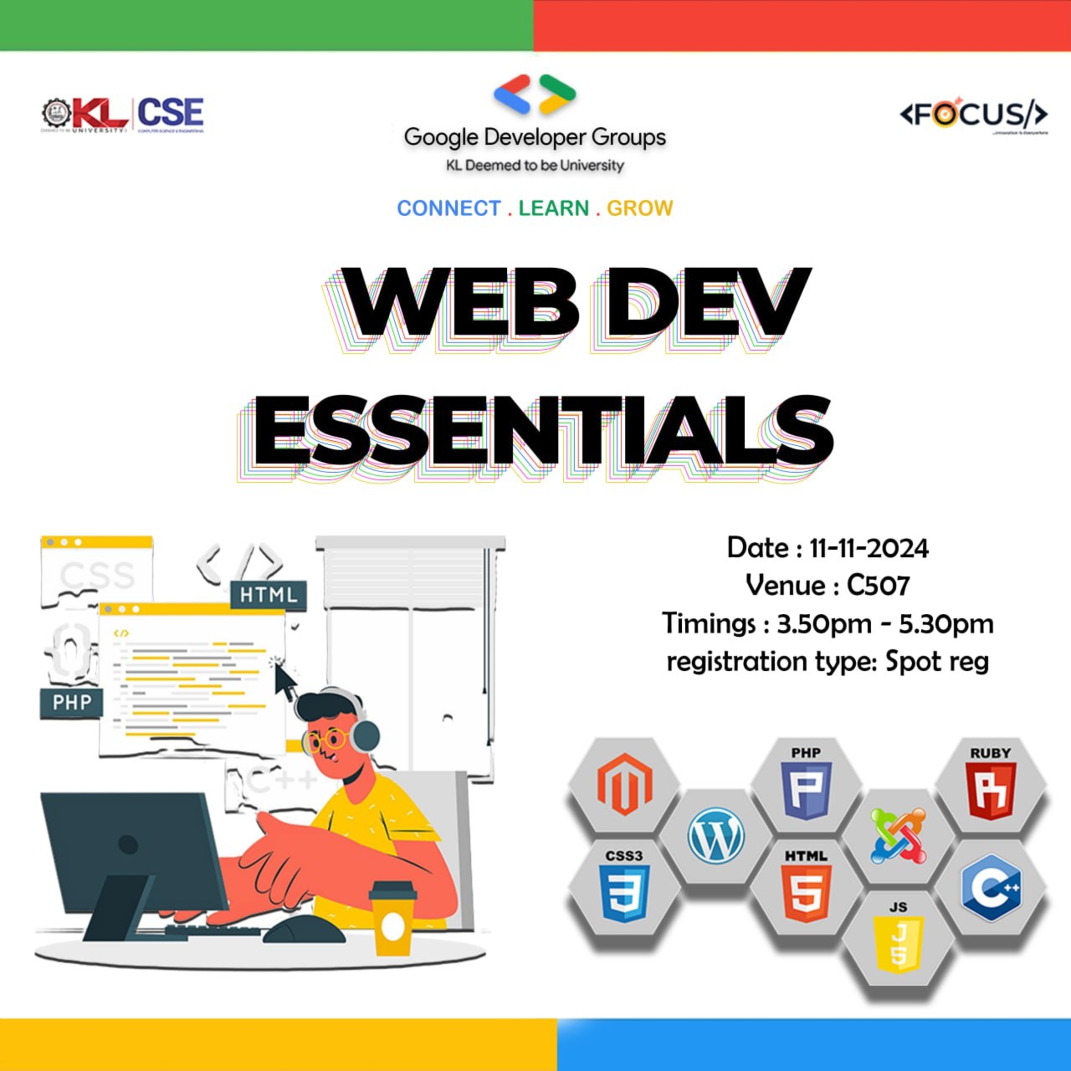 See Web Dev Essentials at Google Developer Groups GDG on Campus K L ...