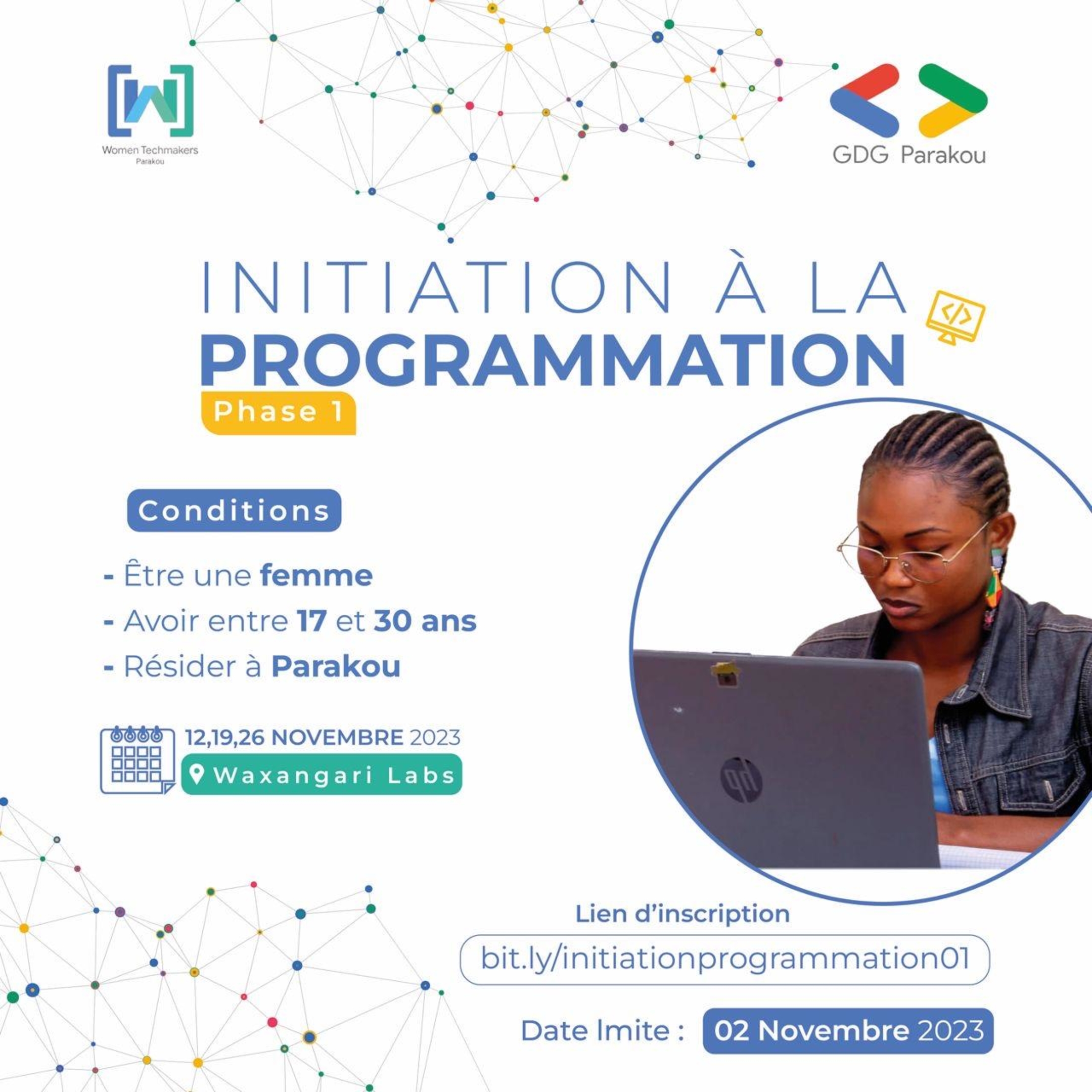 See Initiation à Programmation Informatique (Femmes entre 17 et 30 ans ...