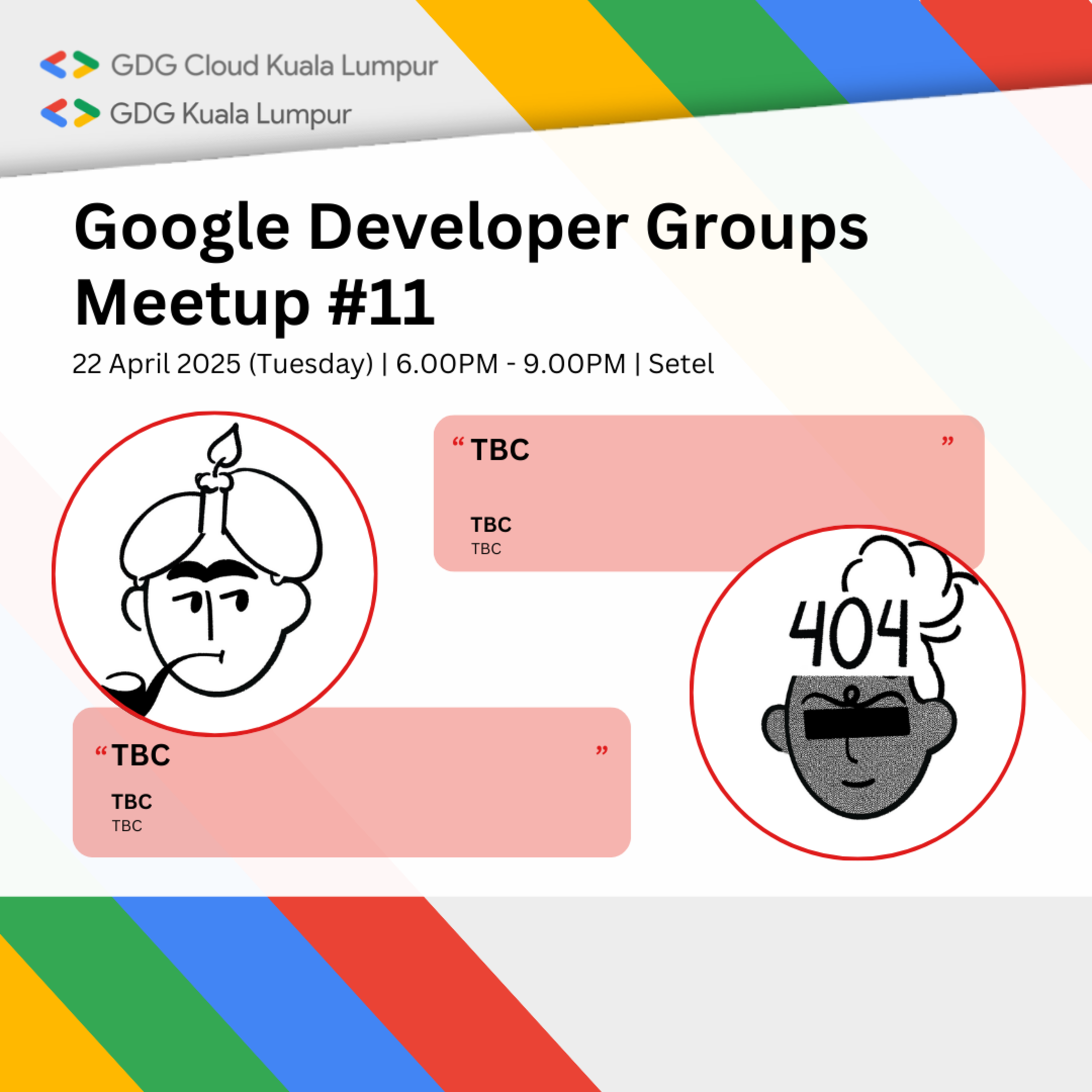 See GDG Meetup #11 at Google Developer Groups GDG Cloud KL