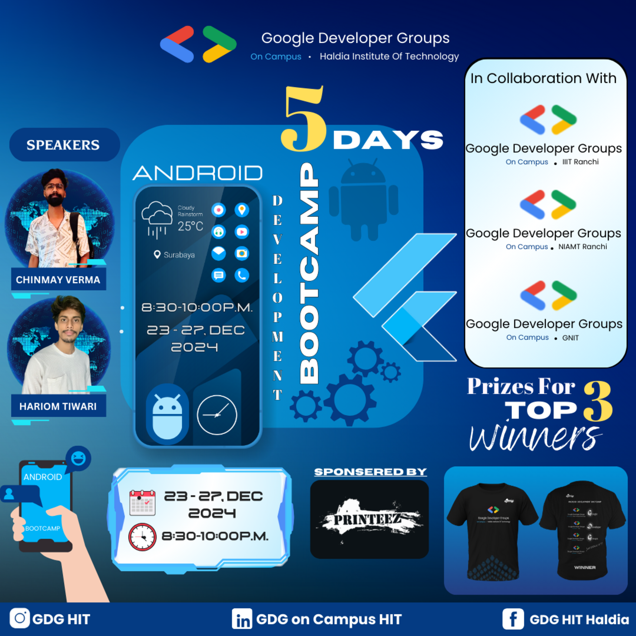 See Tech Winter Break + GDG On Campus Haldia institute of Technology ...