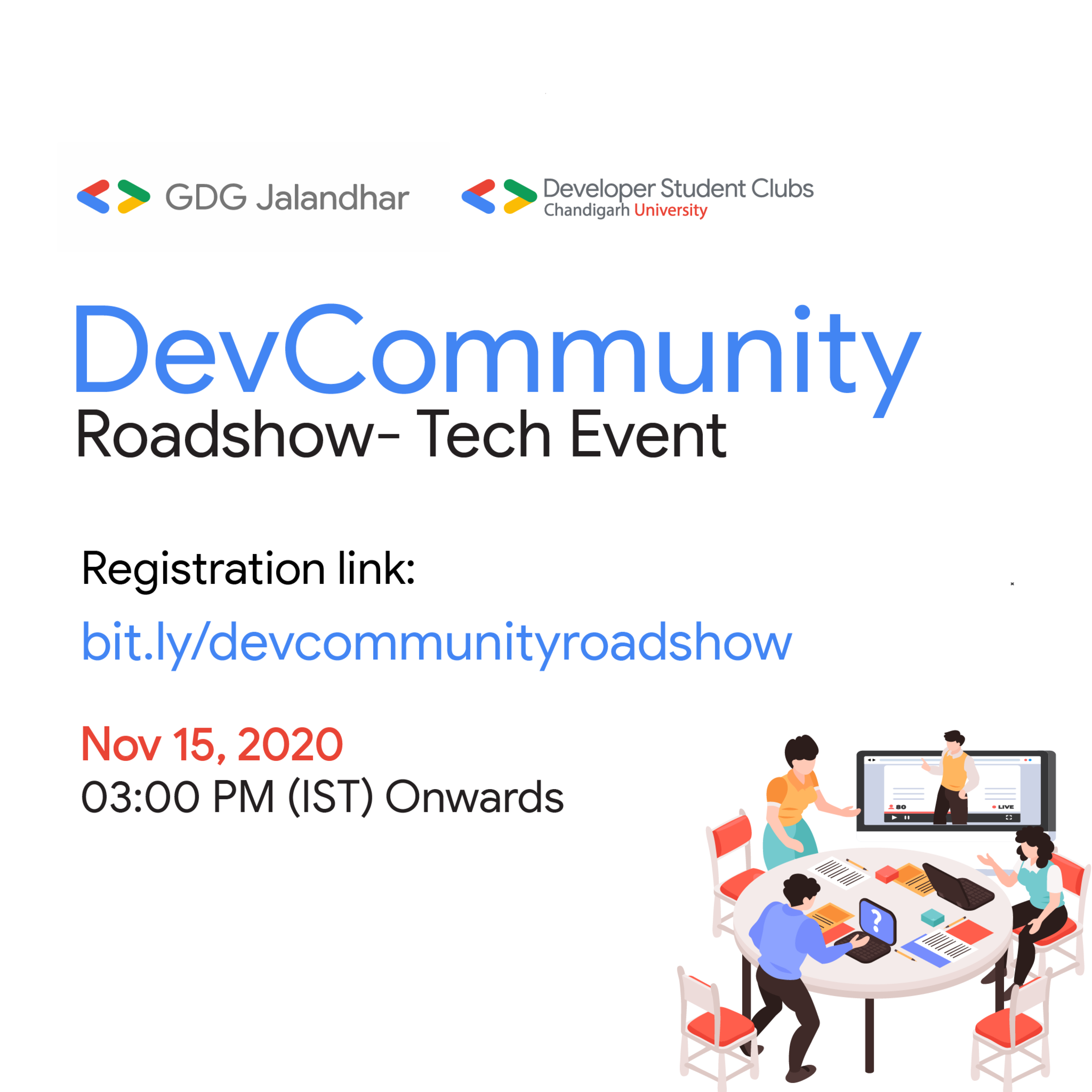 See DevCommunity Roadshow - TechEvent at Google Developer Groups GDG ...