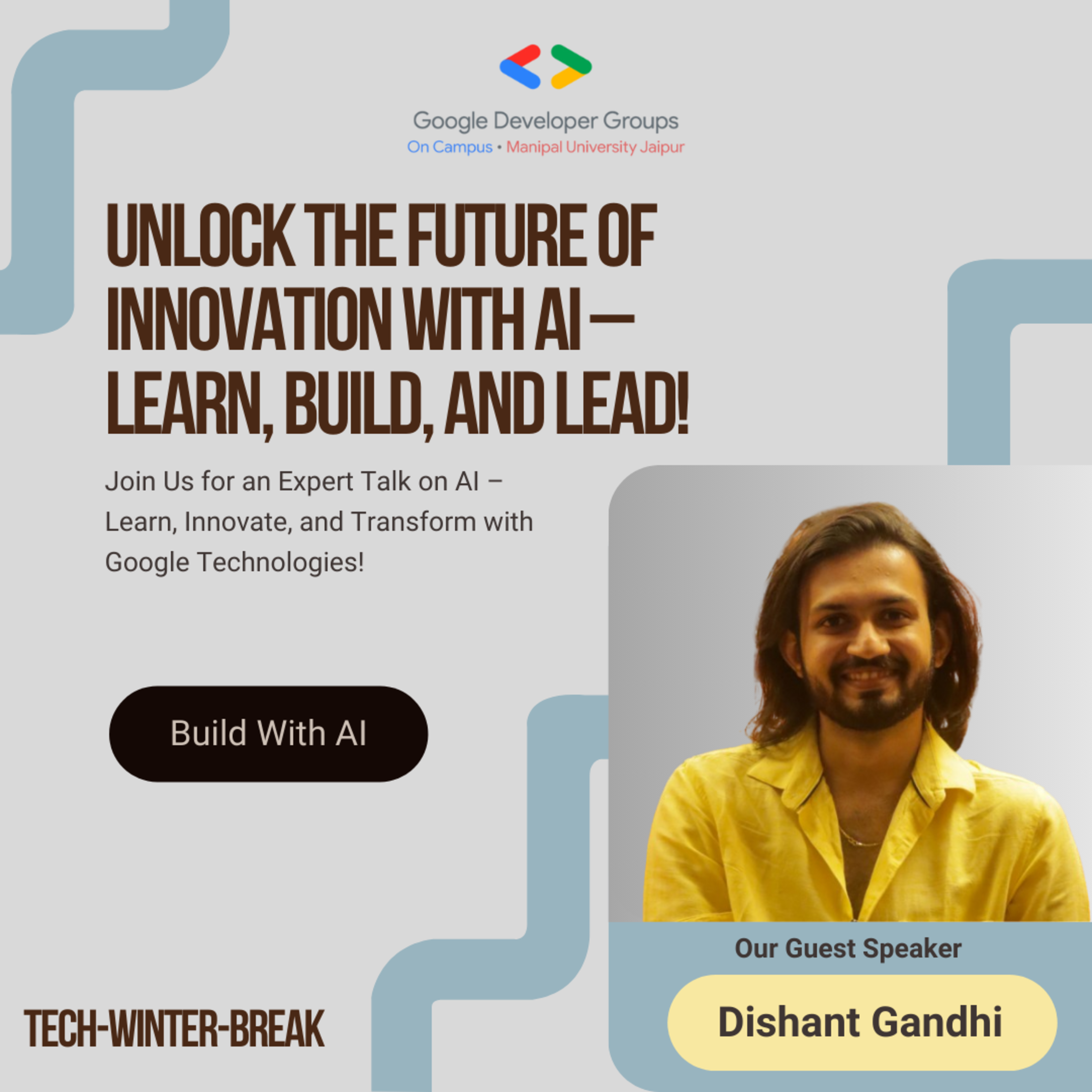 See Build With AI - Tech Winter Break - GDG On Campus MUJ at Google ...
