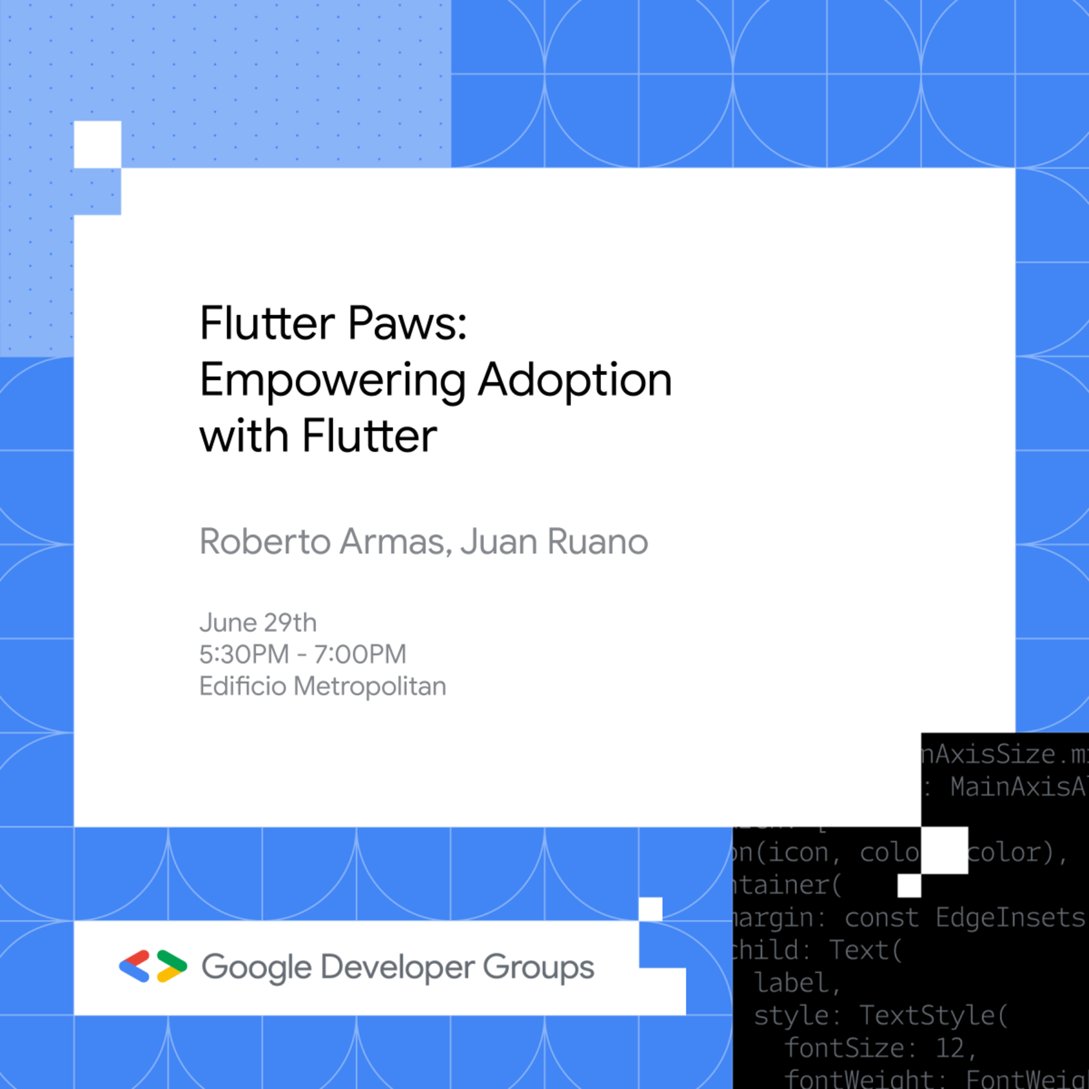 See Flutter Paws: Empowering Adoption with Flutter at Google Developer ...