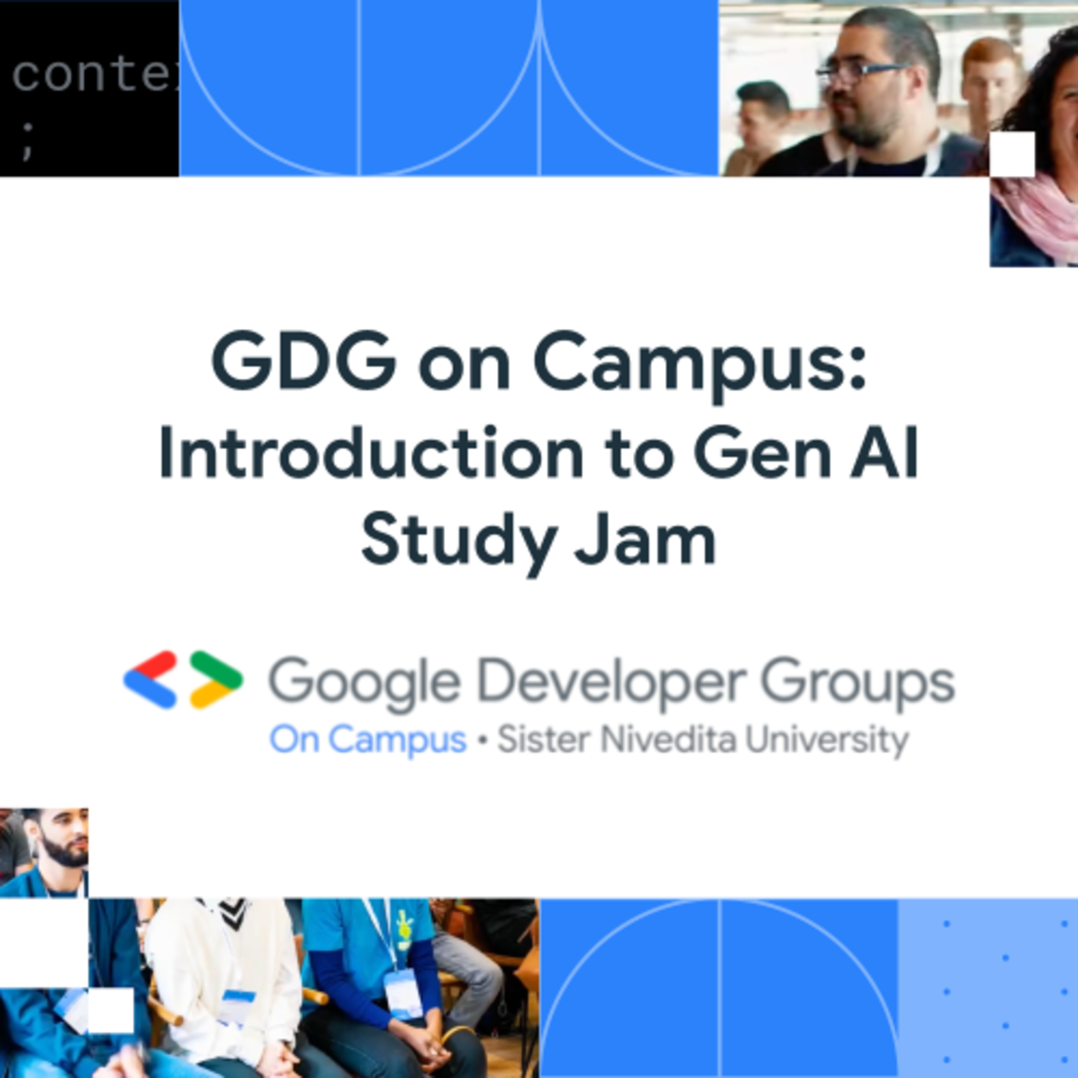 See Introduction to Gen AI Study Jam at Google Developer Groups GDG on ...