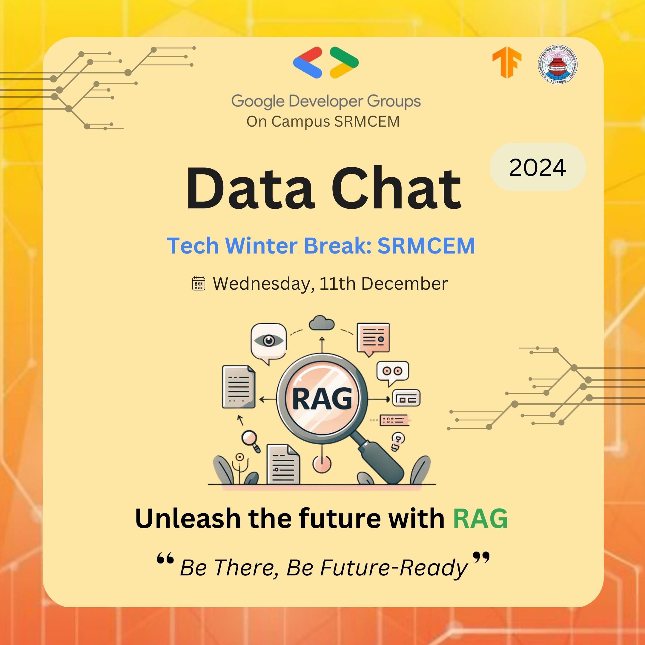 See Data Chat at Google Developer Groups GDG on Campus Shri Ramswaroop ...