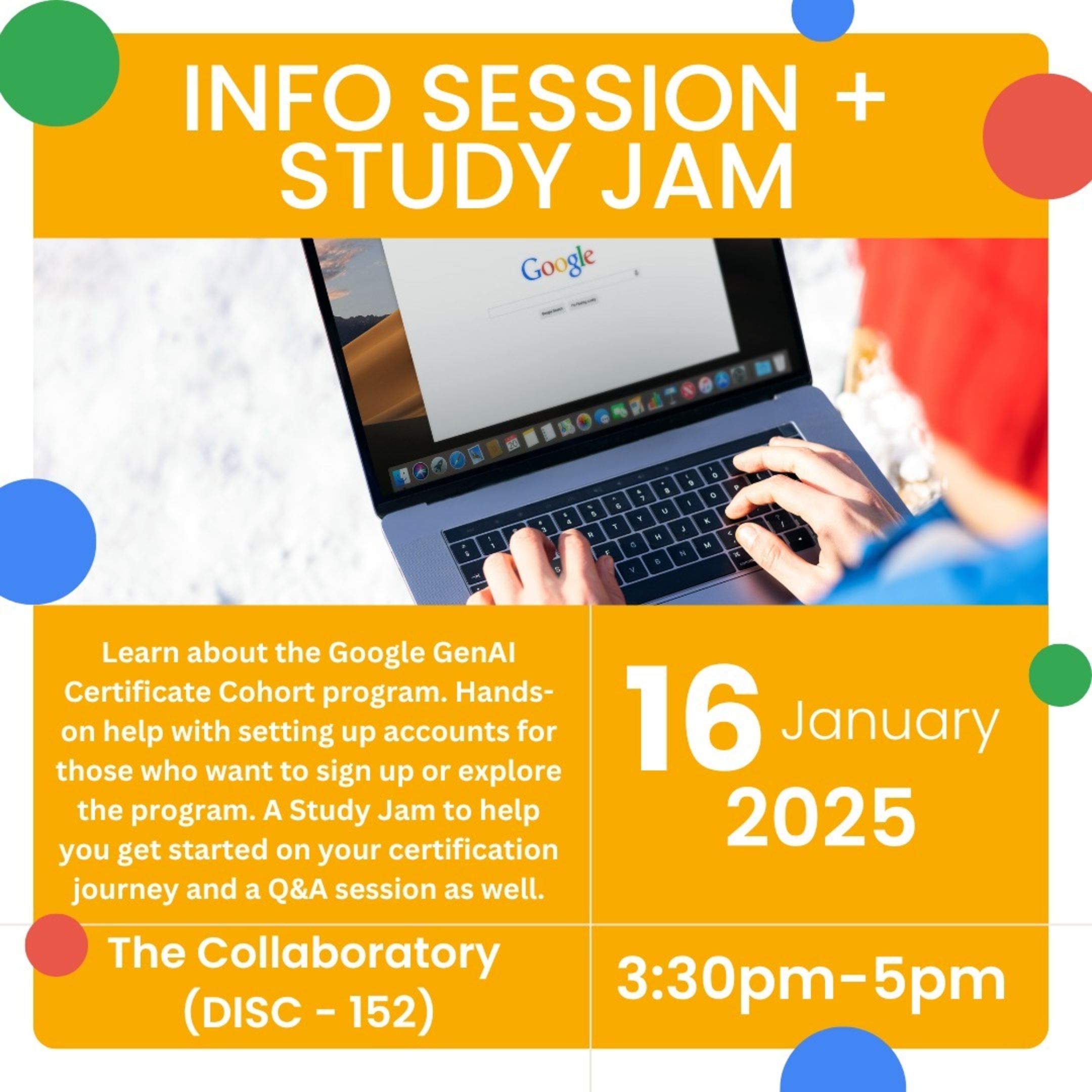 See Google Cloud Skill Boost GenAI Info-session x Study Jam at Google ...
