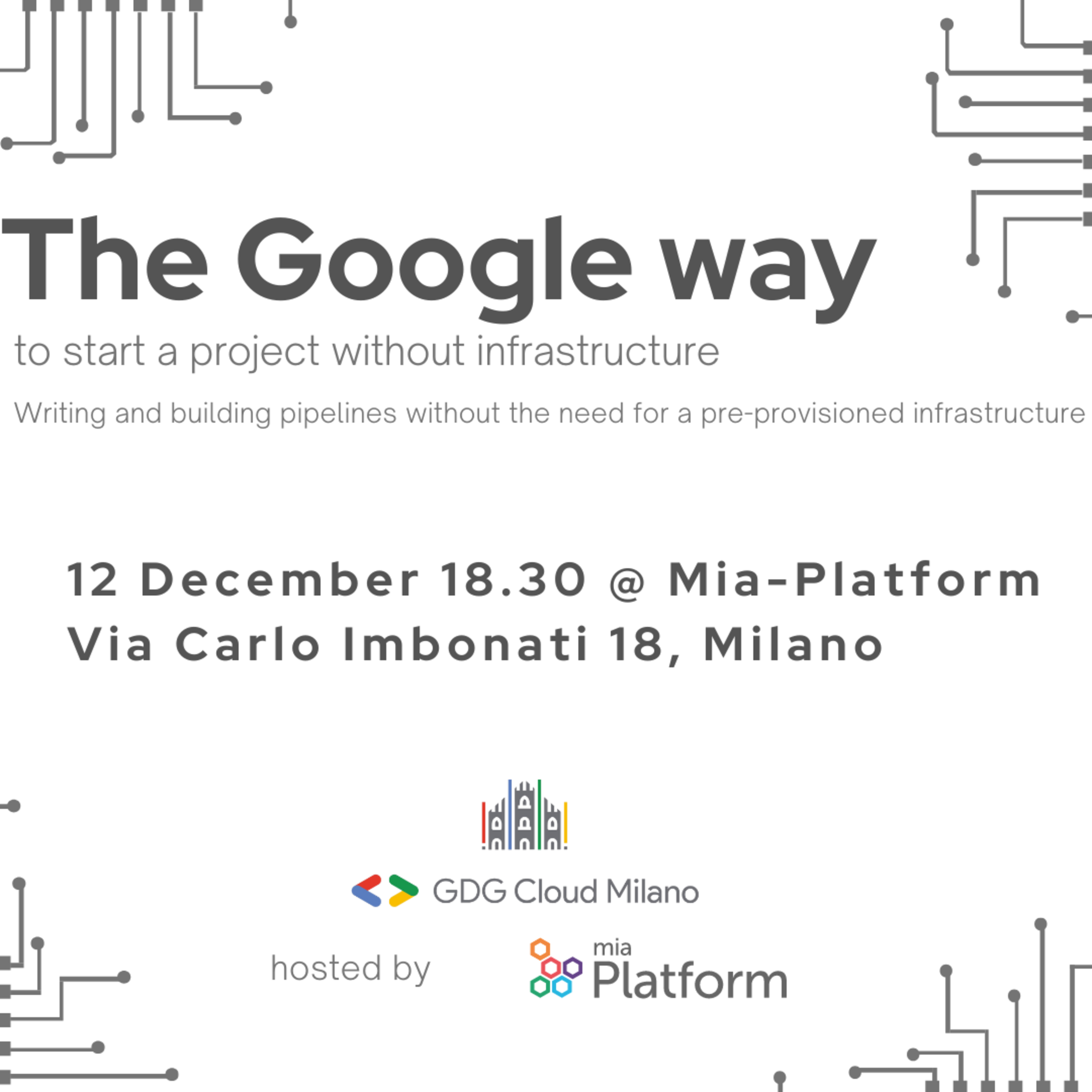 See The Google way to start a project without infrastructure at Google ...