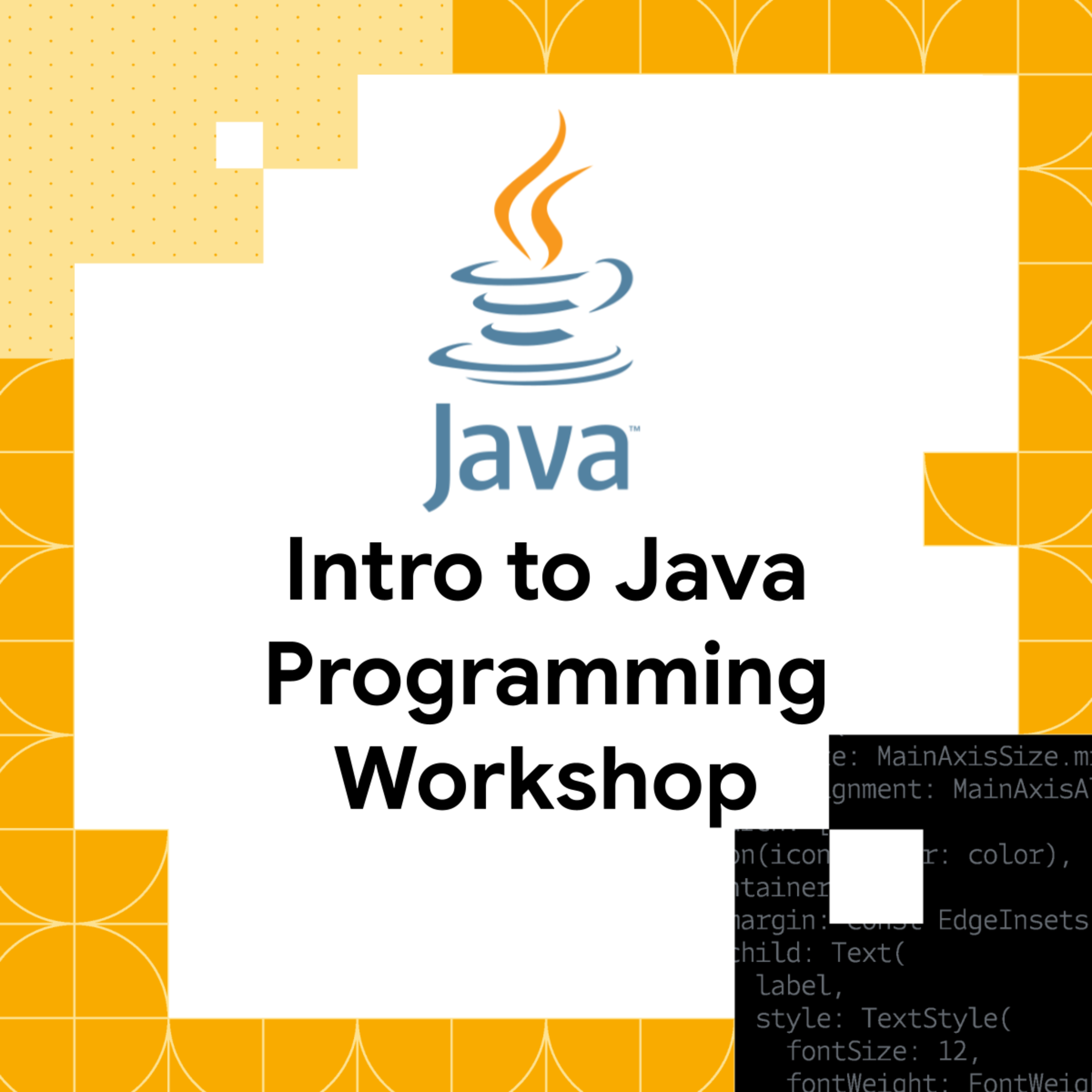 See Intro to Java Programming at Google Developer Groups GDG on Campus ...